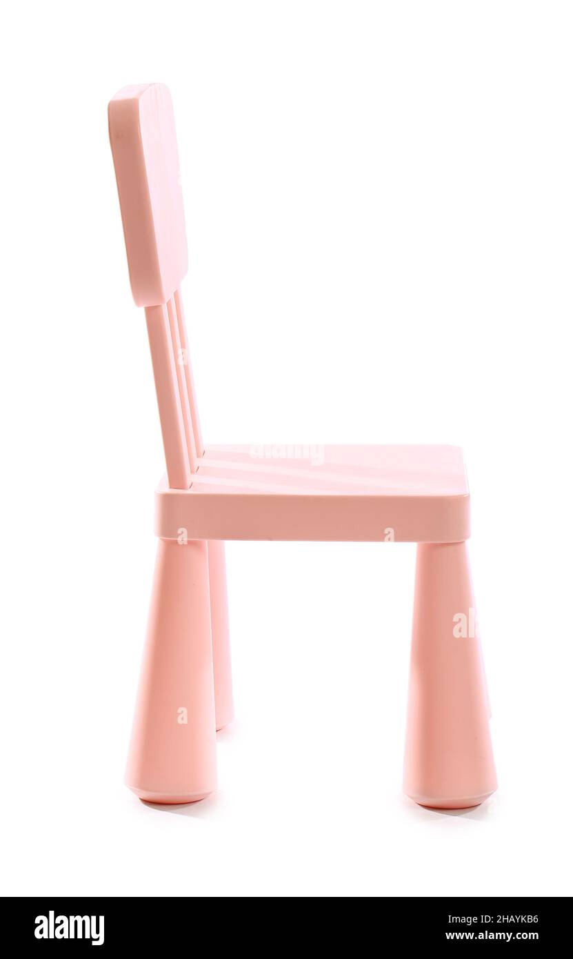 Chair for baby on white background Stock Photo - Alamy