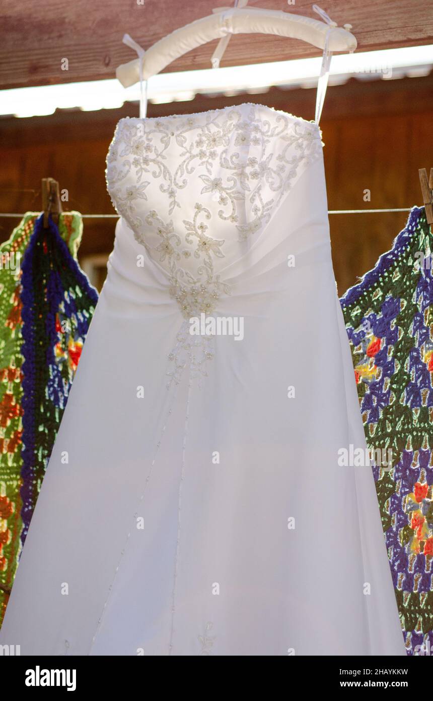 Traditional clothes hanger hi-res stock photography and images - Alamy