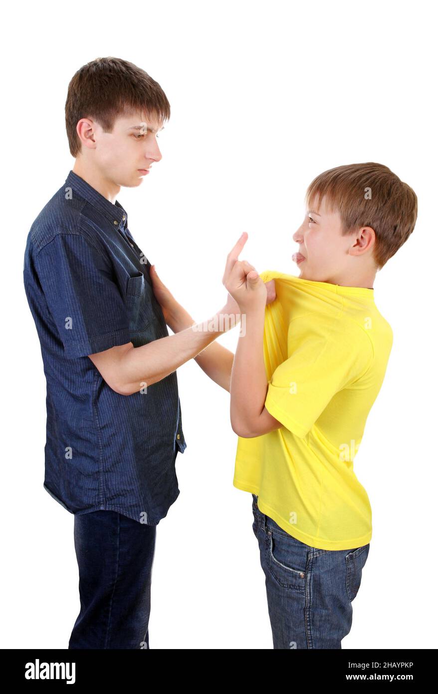 Middle finger kid hi-res stock photography and images - Alamy