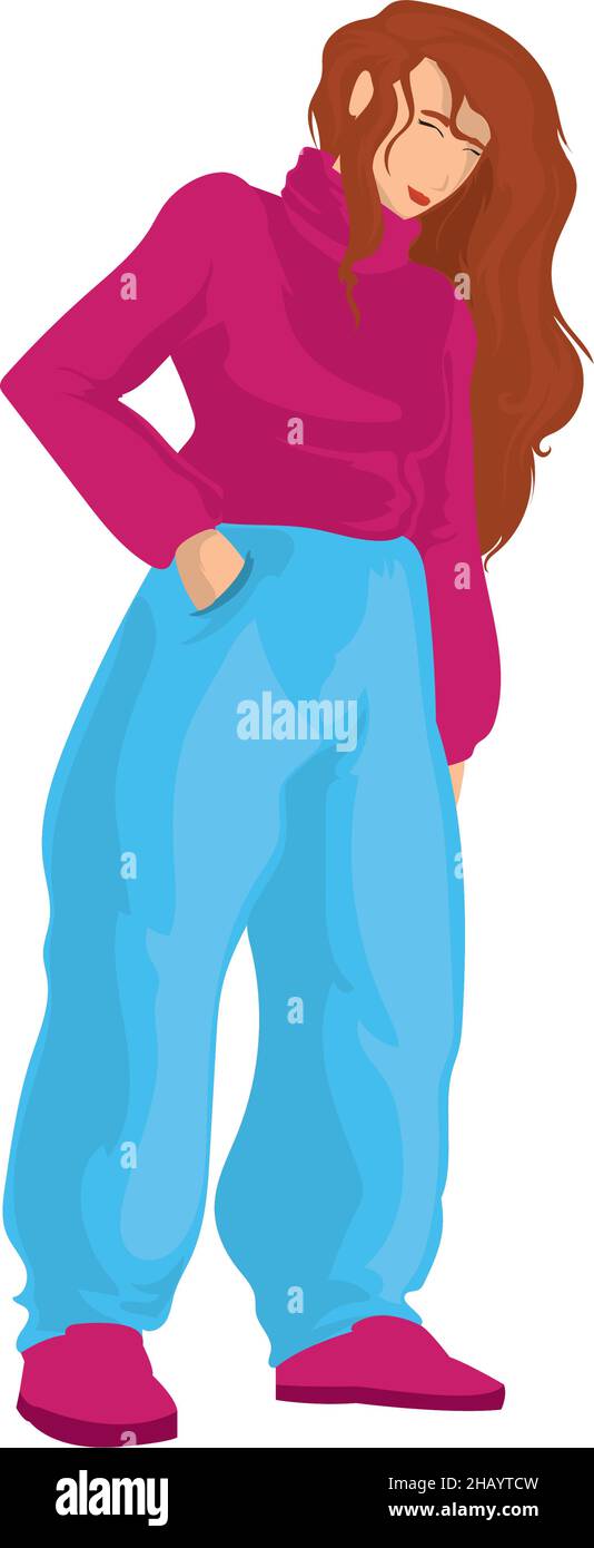 empowered woman icon over white Stock Vector Image & Art - Alamy