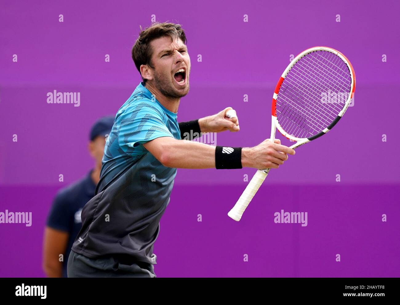 File photo dated 20-06-2021 of Cameron Norrie celebrates. Another ...