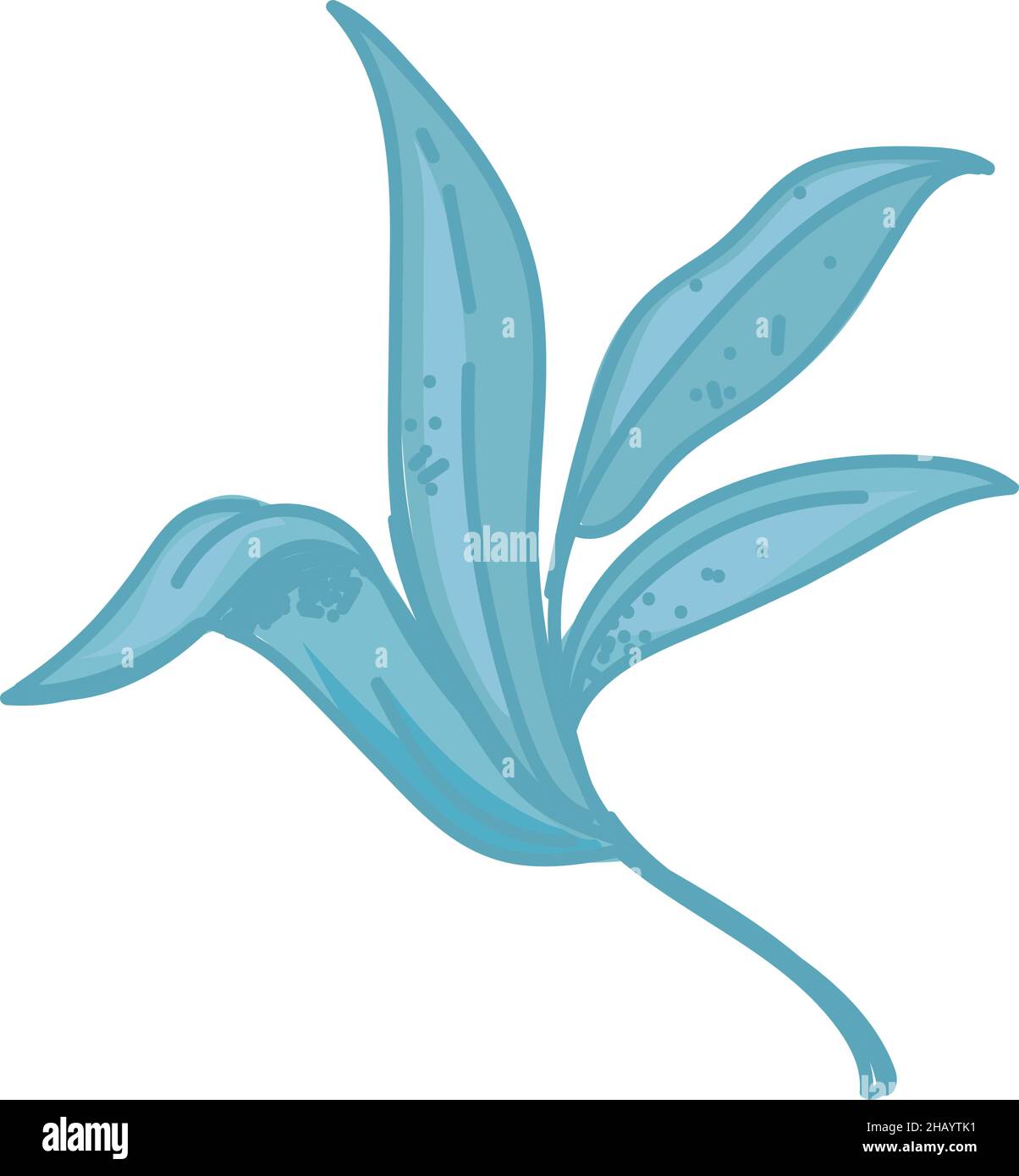 Blue white planting in Stock Vector Images - Alamy