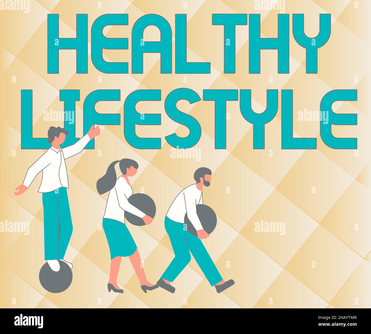 Sign displaying Healthy Lifestyle. Business idea Live Healthy Engage in ...