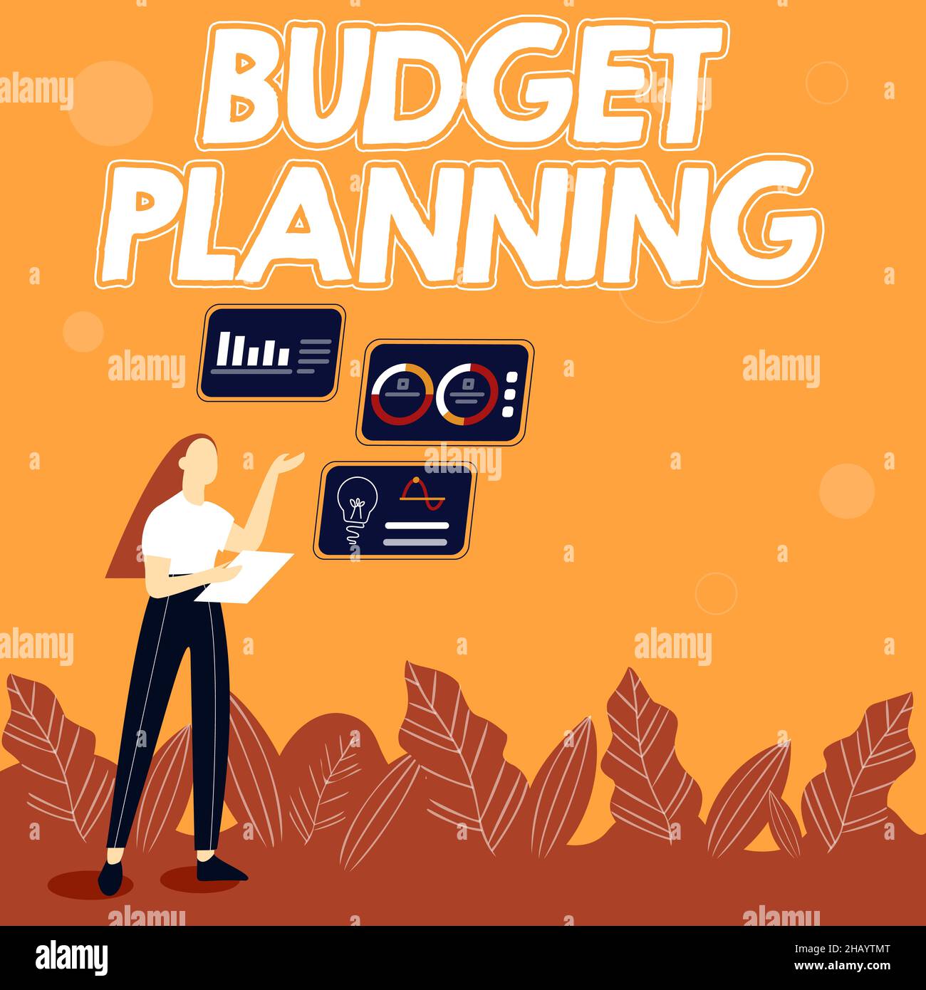 Handwriting text Budget Planning. Business approach The written ...