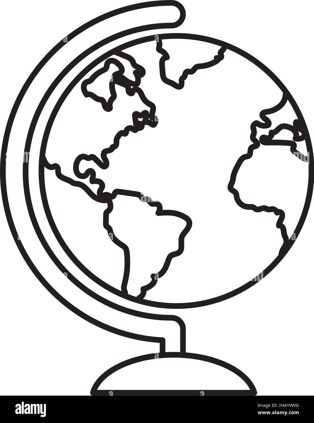 Geography tool on white background Stock Vector Image & Art - Alamy