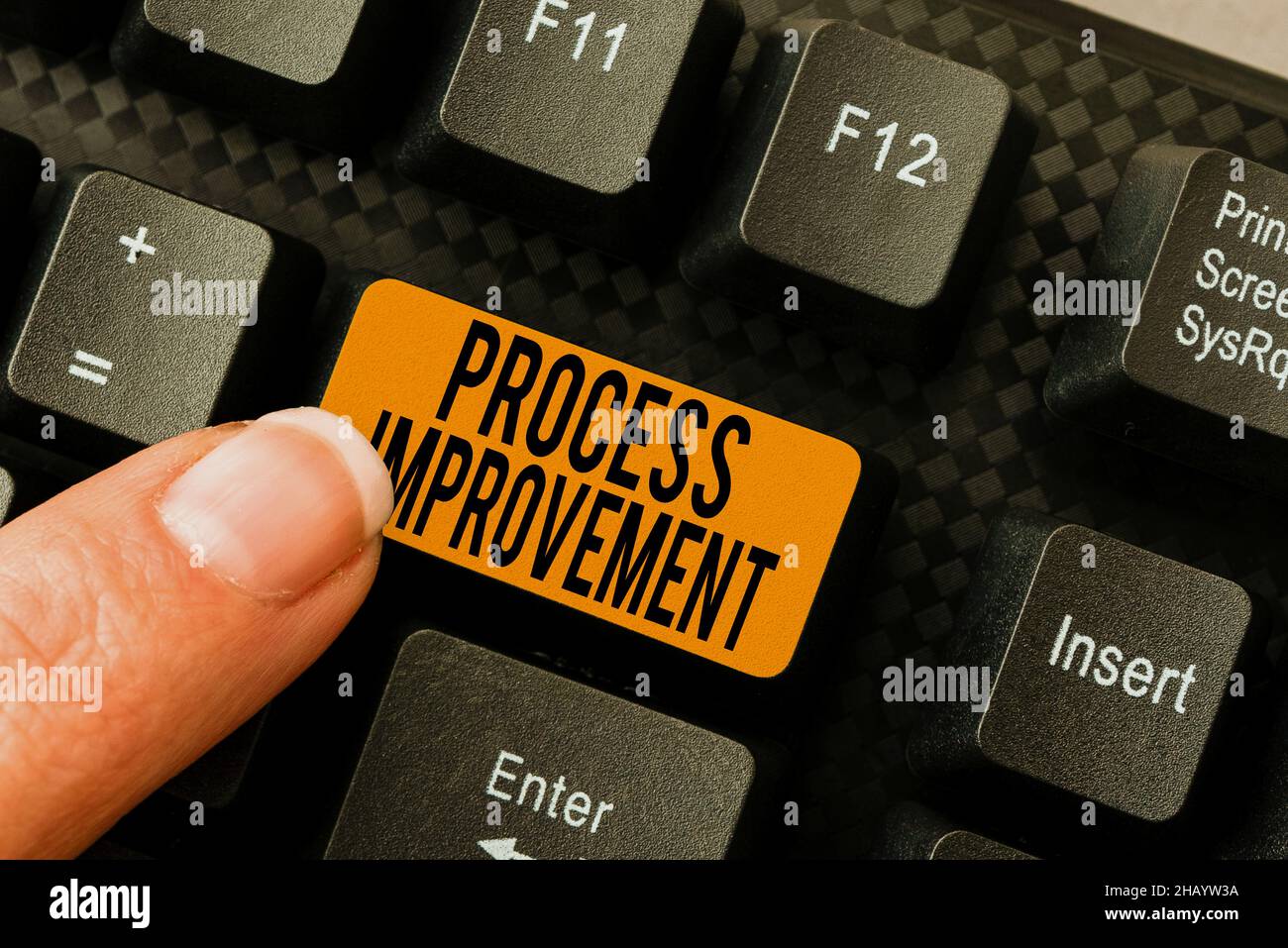 Text showing inspiration Process Improvement. Concept meaning ...