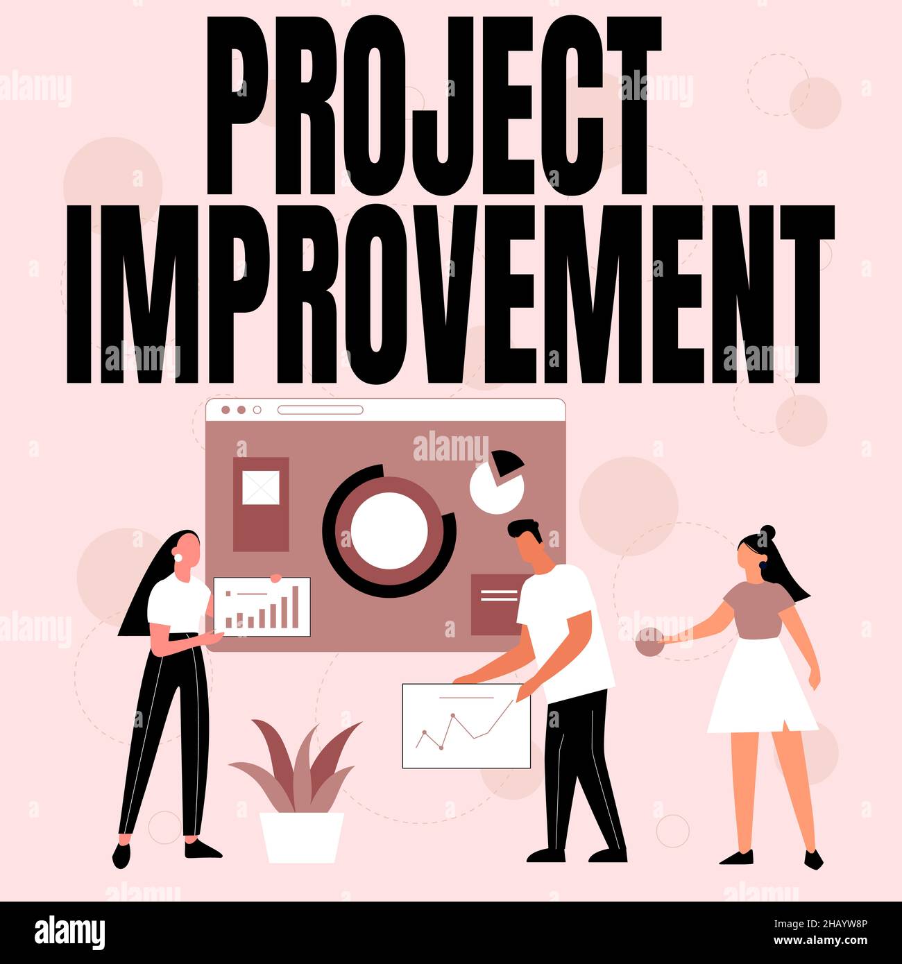 Hand writing sign Project Improvement. Word for Methods Techniques to ...