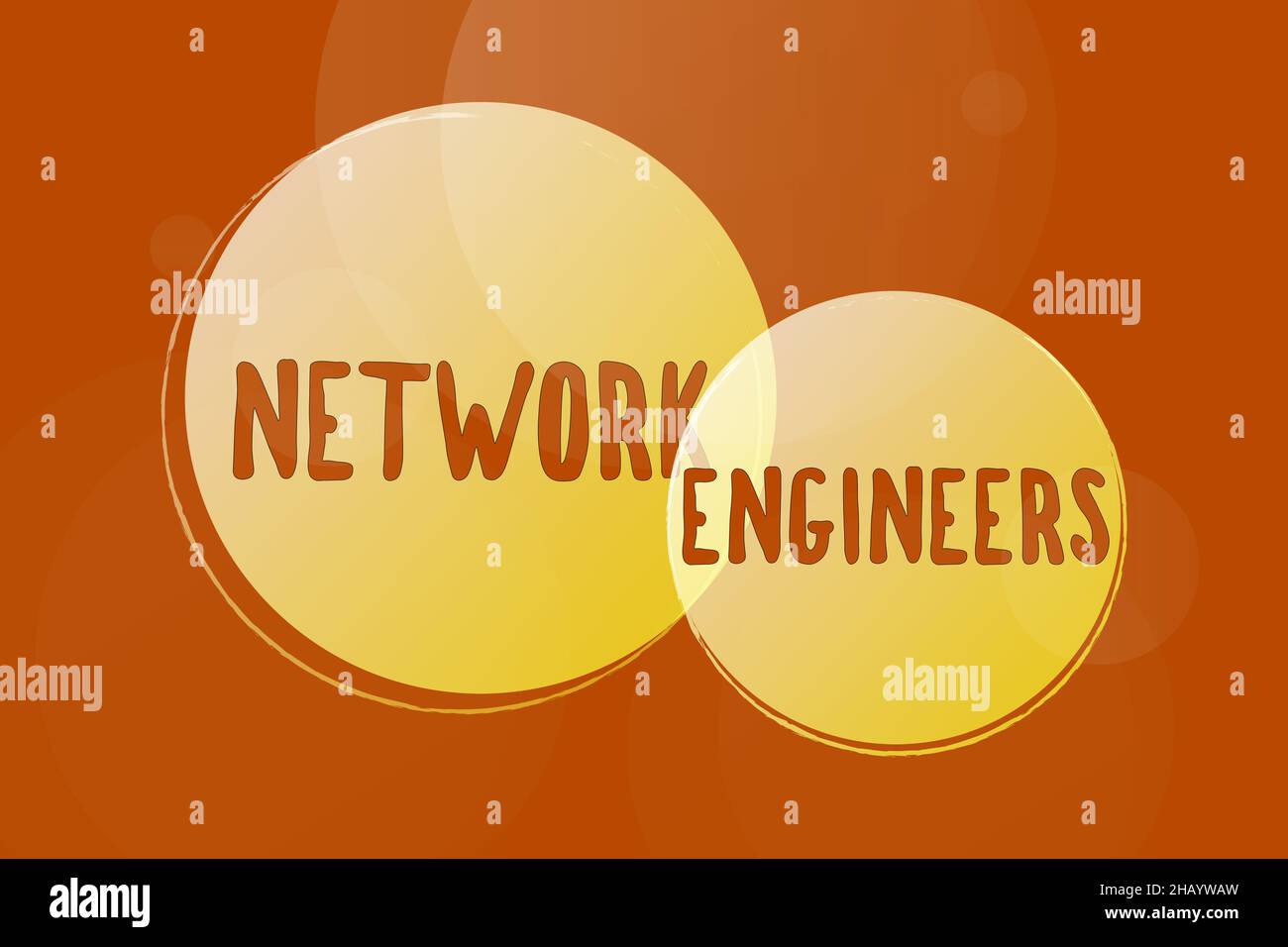 Inspiration showing sign Network Engineers. Word Written on Technology professional Skilled in ...