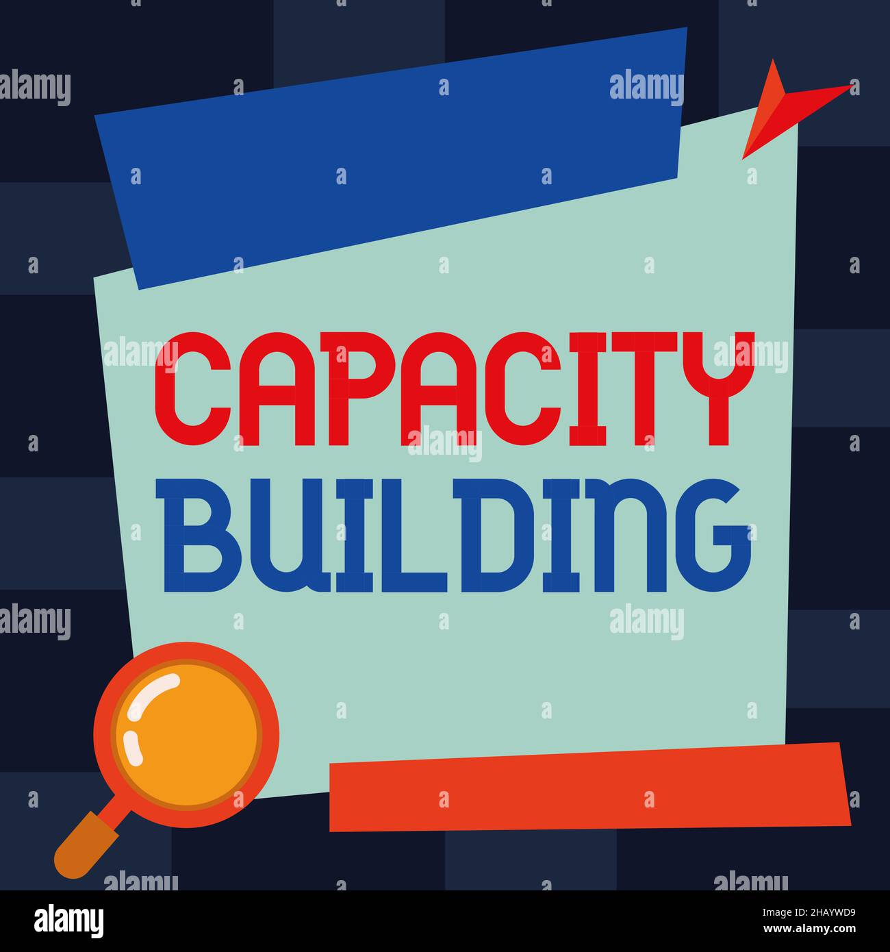 Text caption presenting Capacity Building. Business idea Strengthen the ...