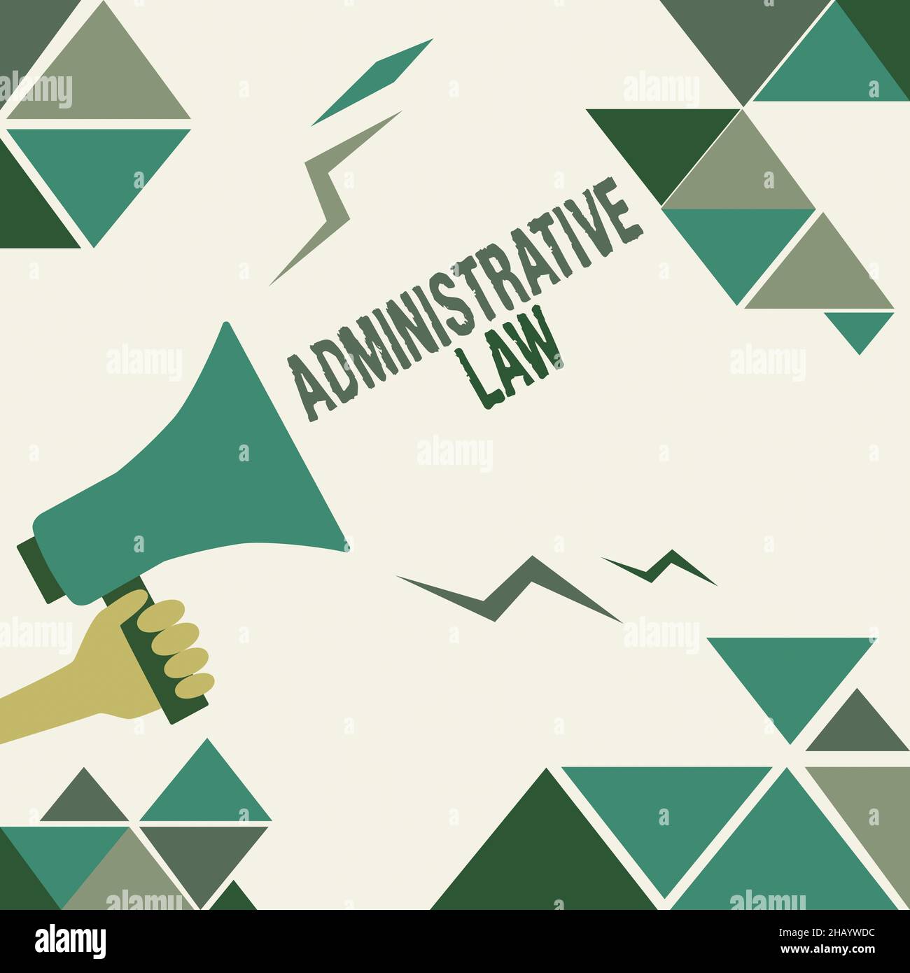 Handwriting text Administrative Law. Word Written on Body of Rules ...