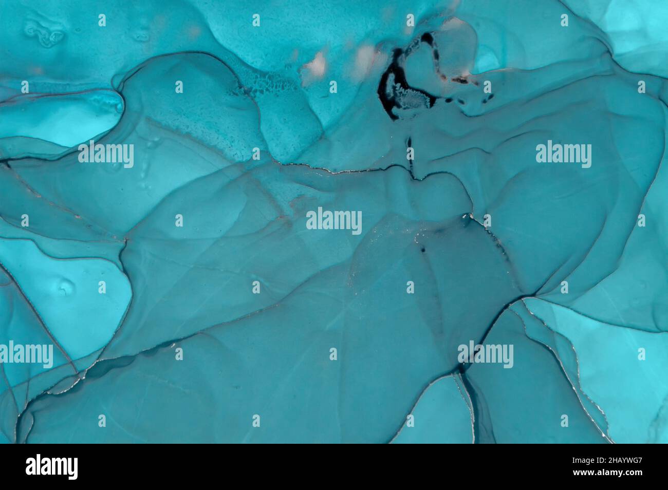 Color Ocean Abstract. Alcohol Inks Hand Painted Stock Photo - Alamy