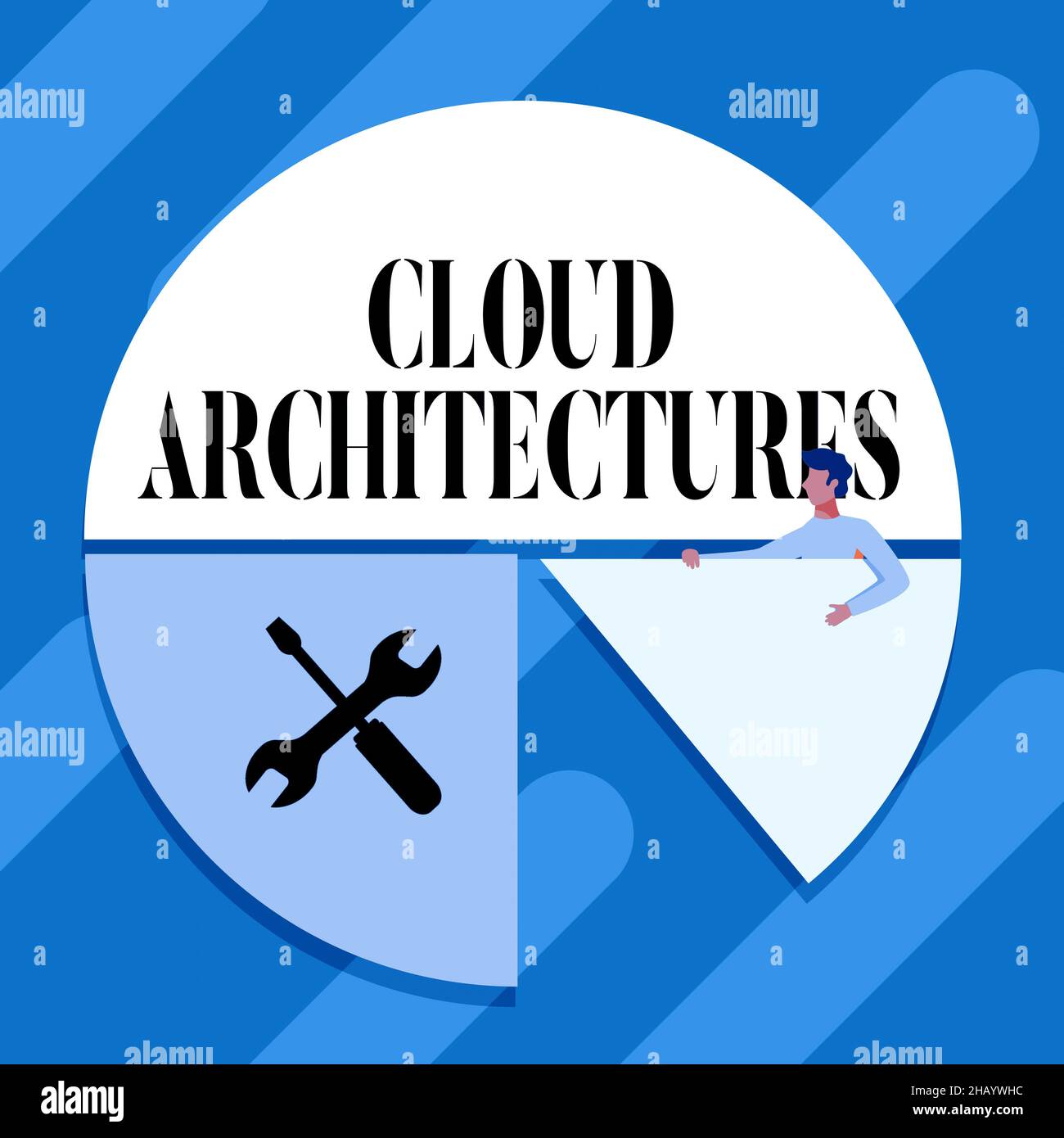 Sign displaying Cloud Architectures. Word for Various Engineered Databases Softwares ...