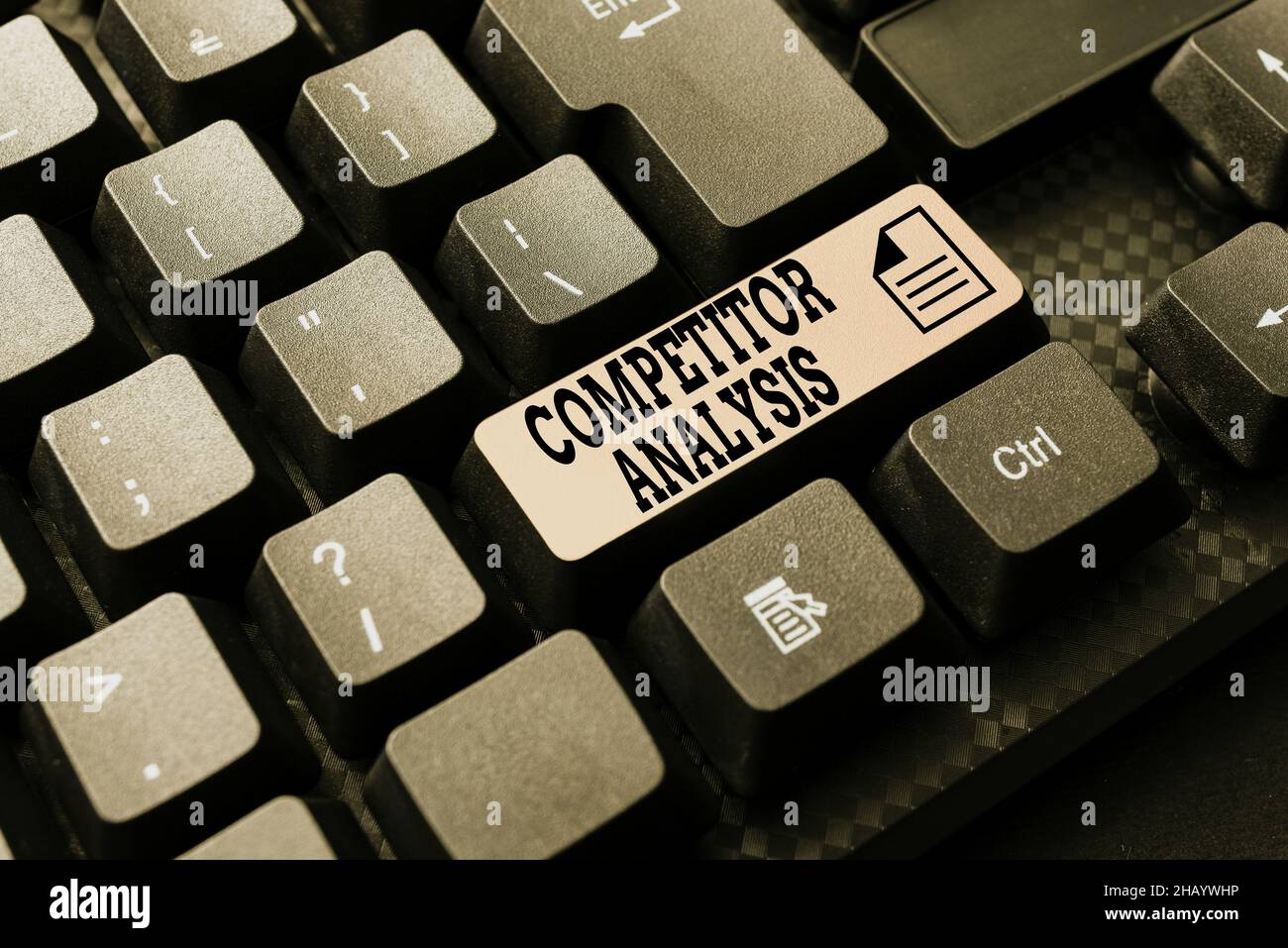 Handwriting text Competitor Analysis. Business idea Determine the ...