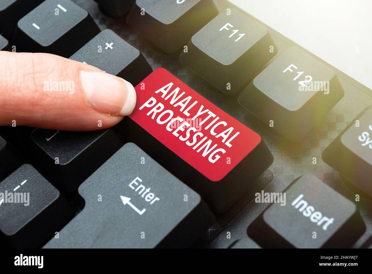 Inspiration showing sign Analytical Processing. Business idea easily View Write Reports Data ...