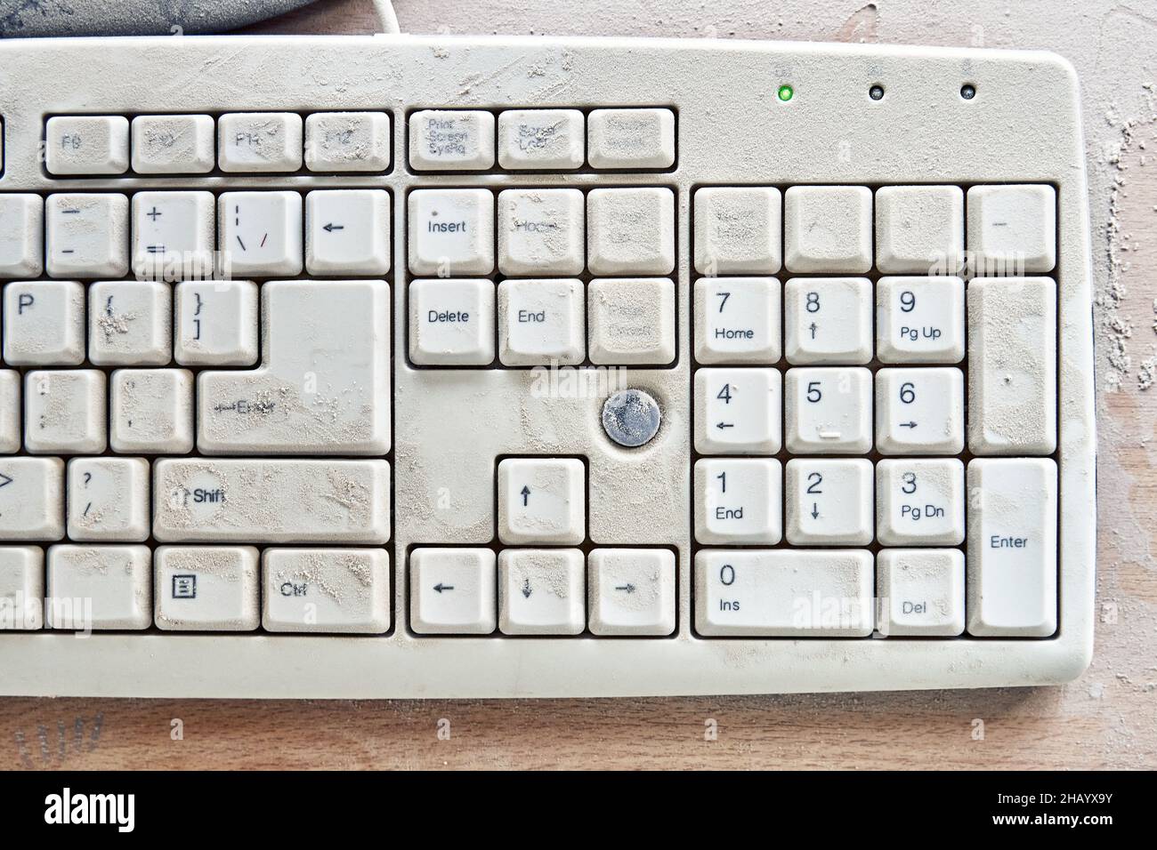 Old computer keyboard top view hi-res stock photography and images - Alamy