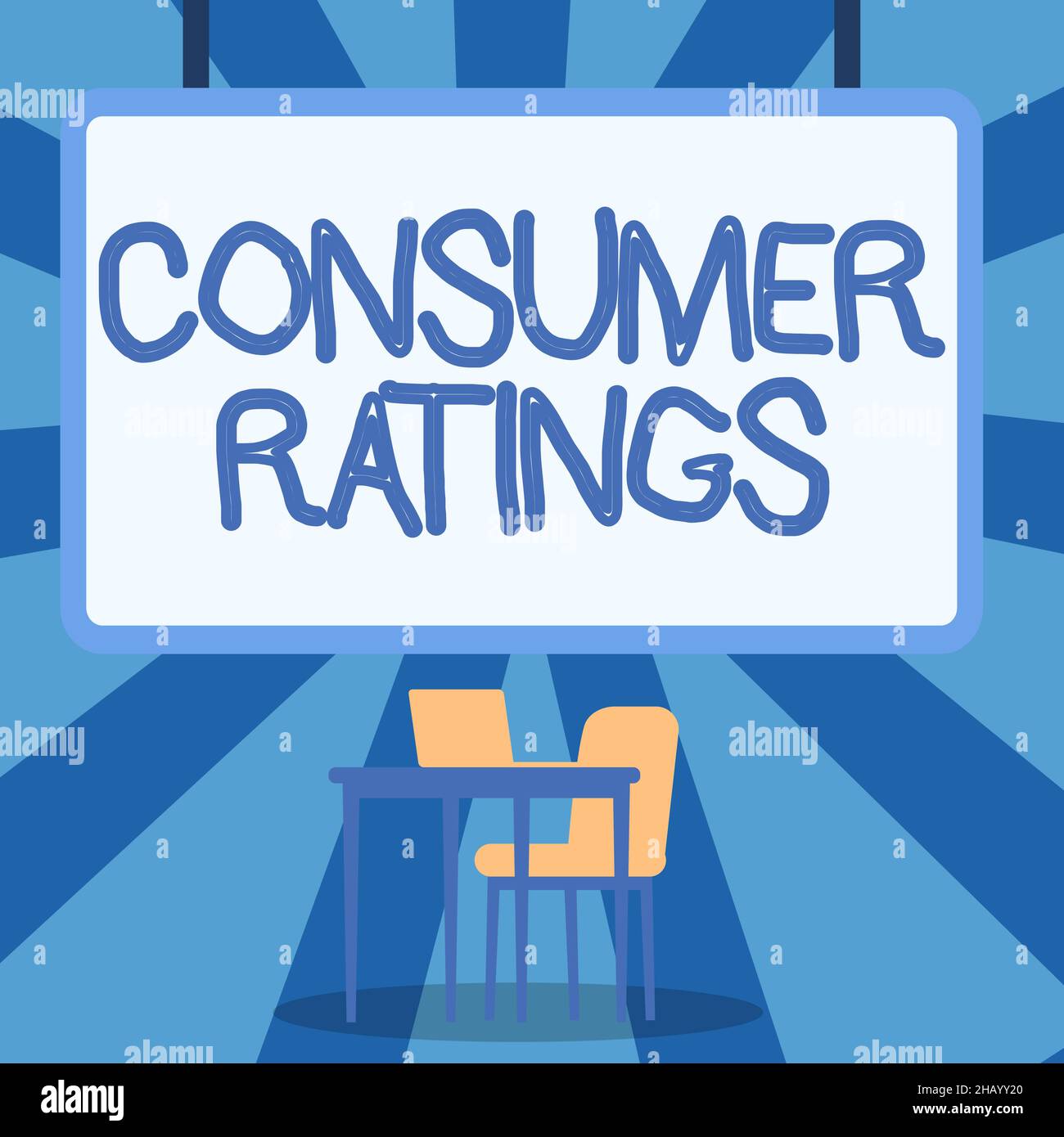 Inspiration showing sign Consumer Ratings. Business idea feedback given ...