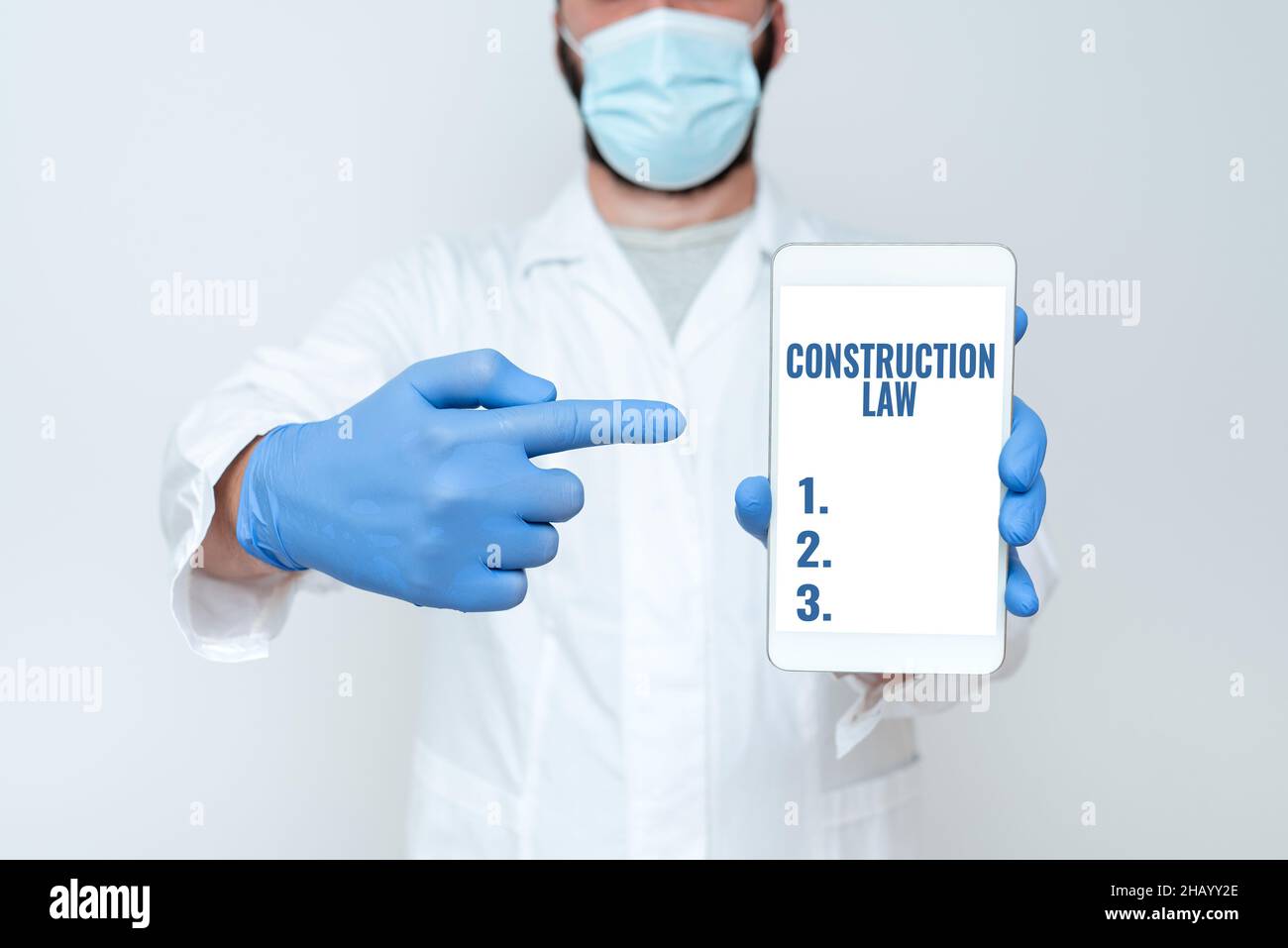 Handwriting text Construction Law. Business approach deals with matters ...