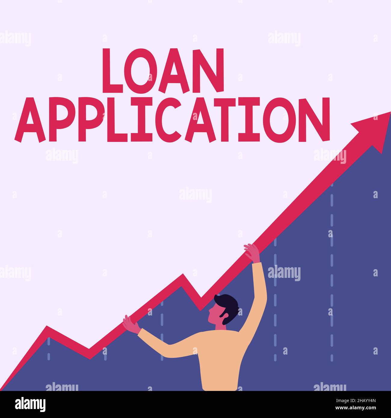 Text caption presenting Loan Application. Conceptual photo Document ...