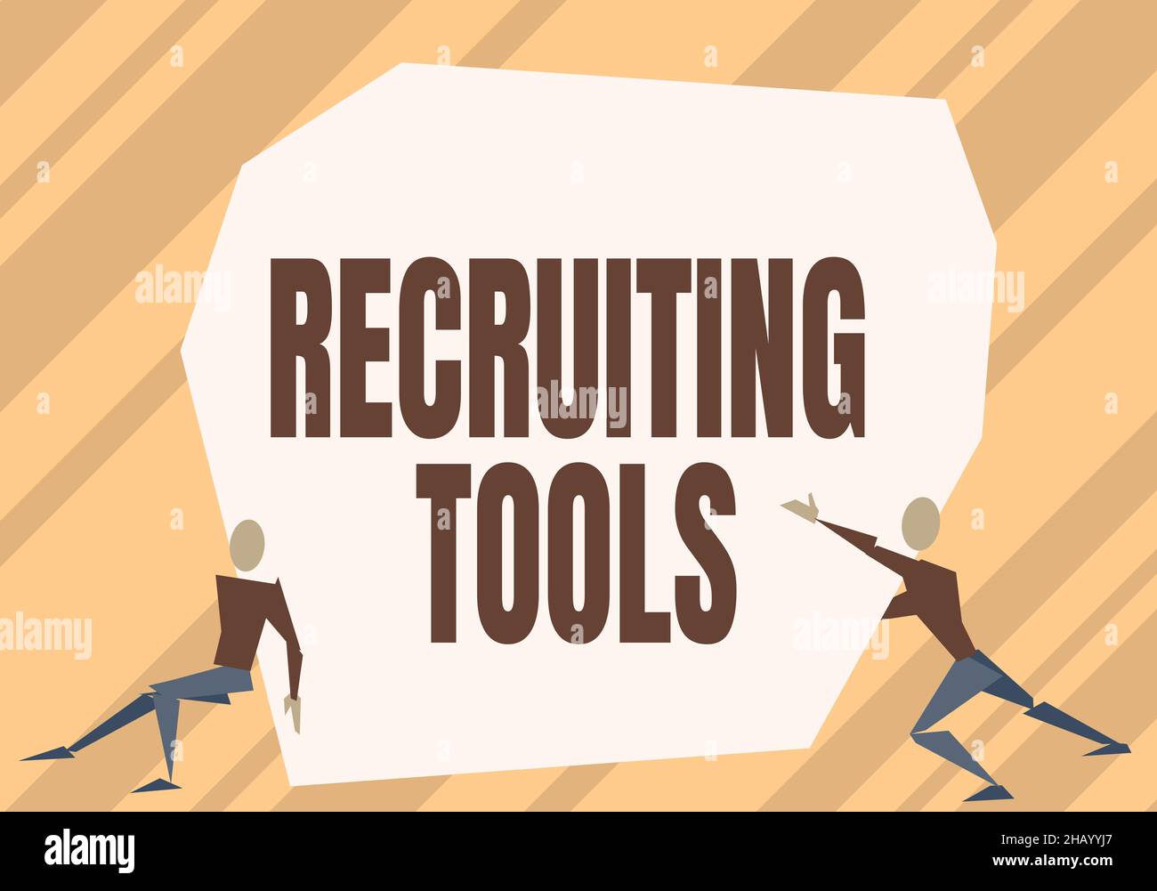 Inspiration showing sign Recruiting Tools. Business approach getting ...