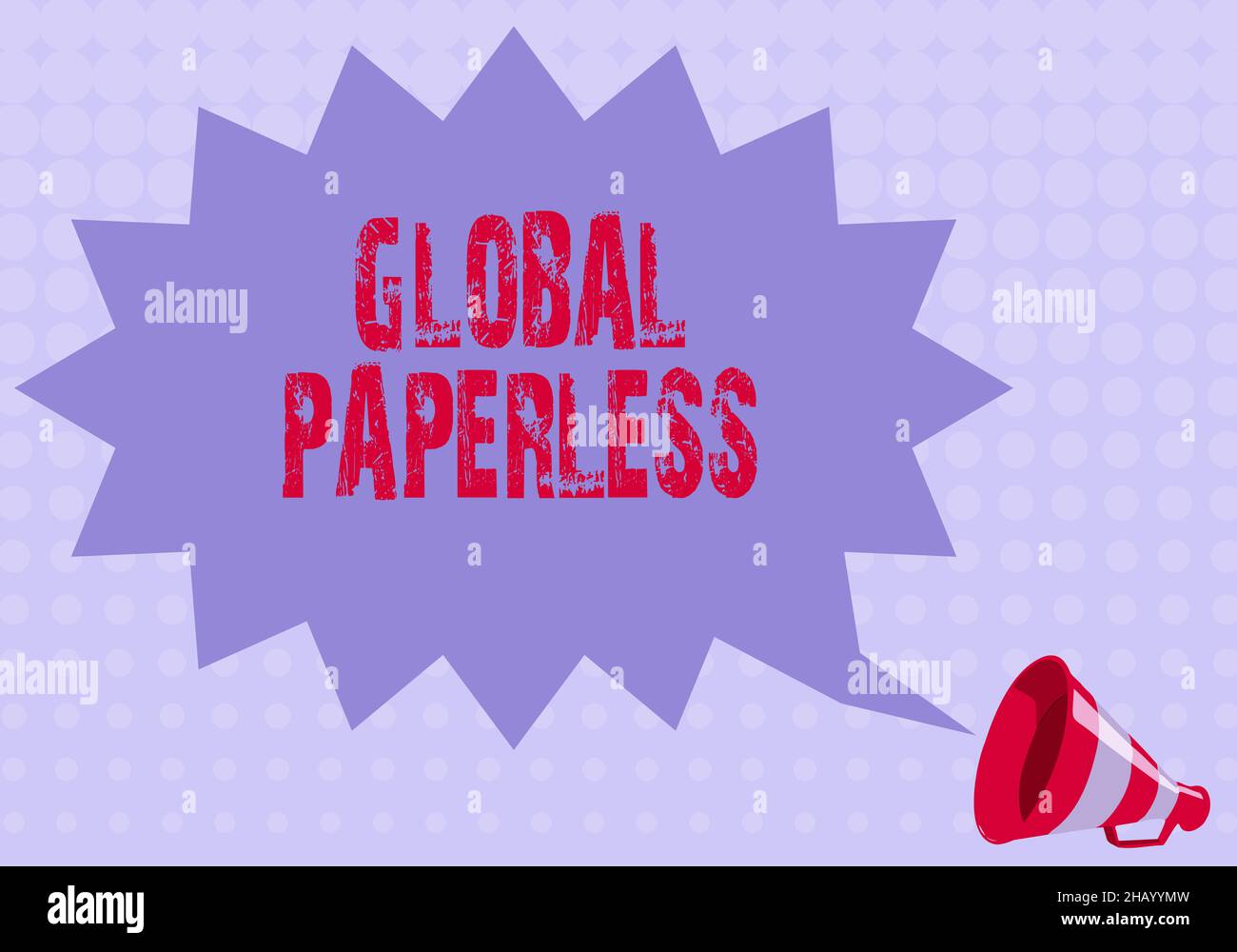 Text sign showing Global Paperless. Business showcase going for ...
