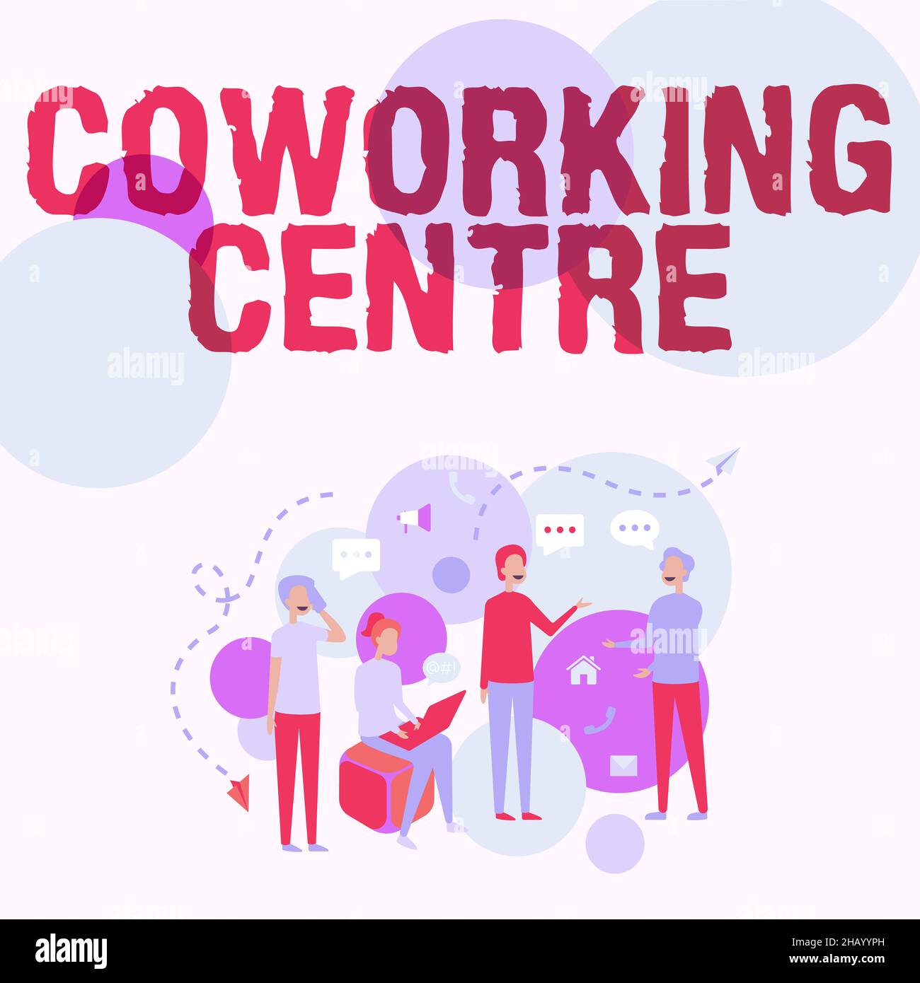 Writing displaying text Coworking Centre. Business concept shared ...