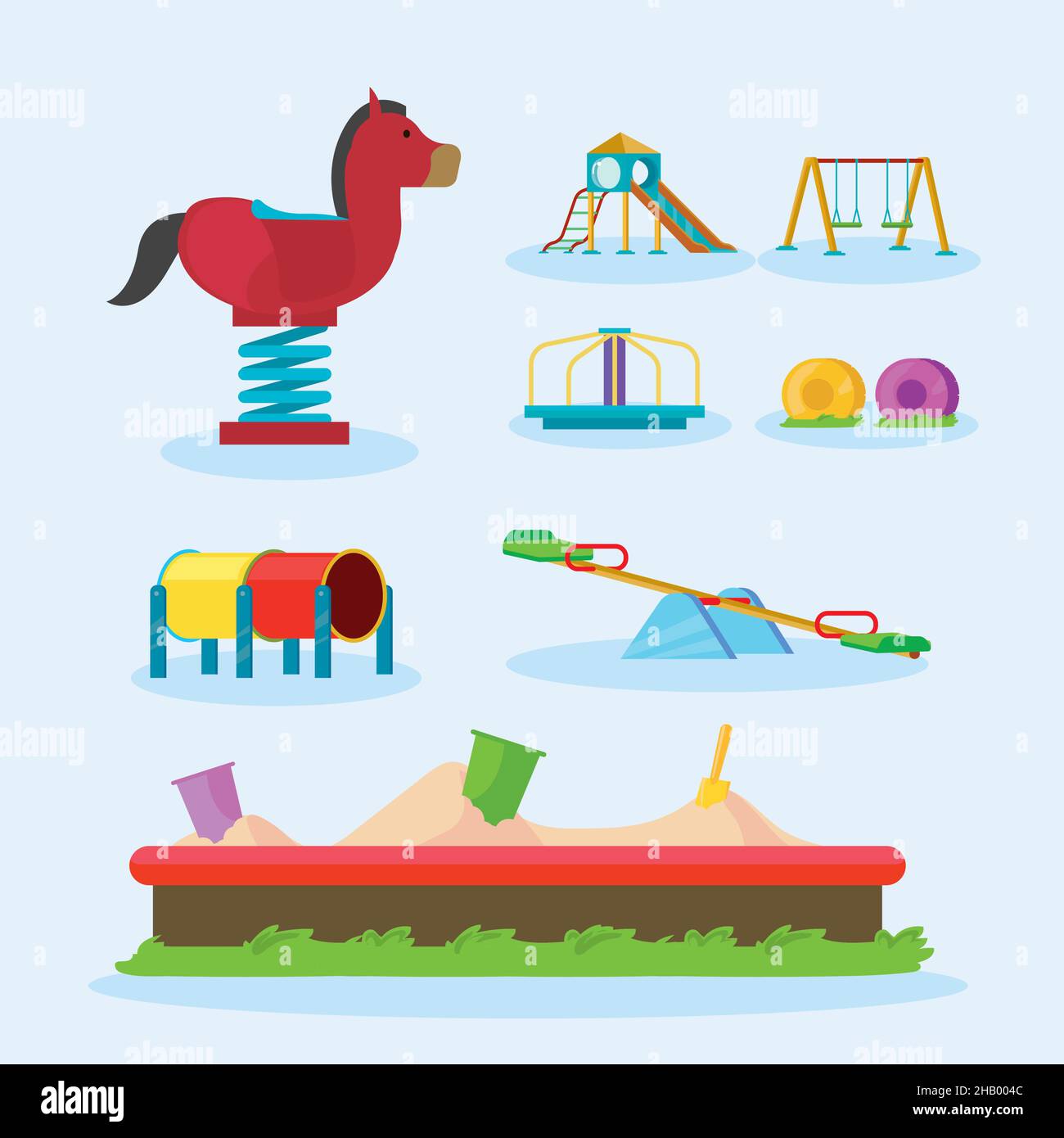Playground railing Stock Vector Images - Alamy