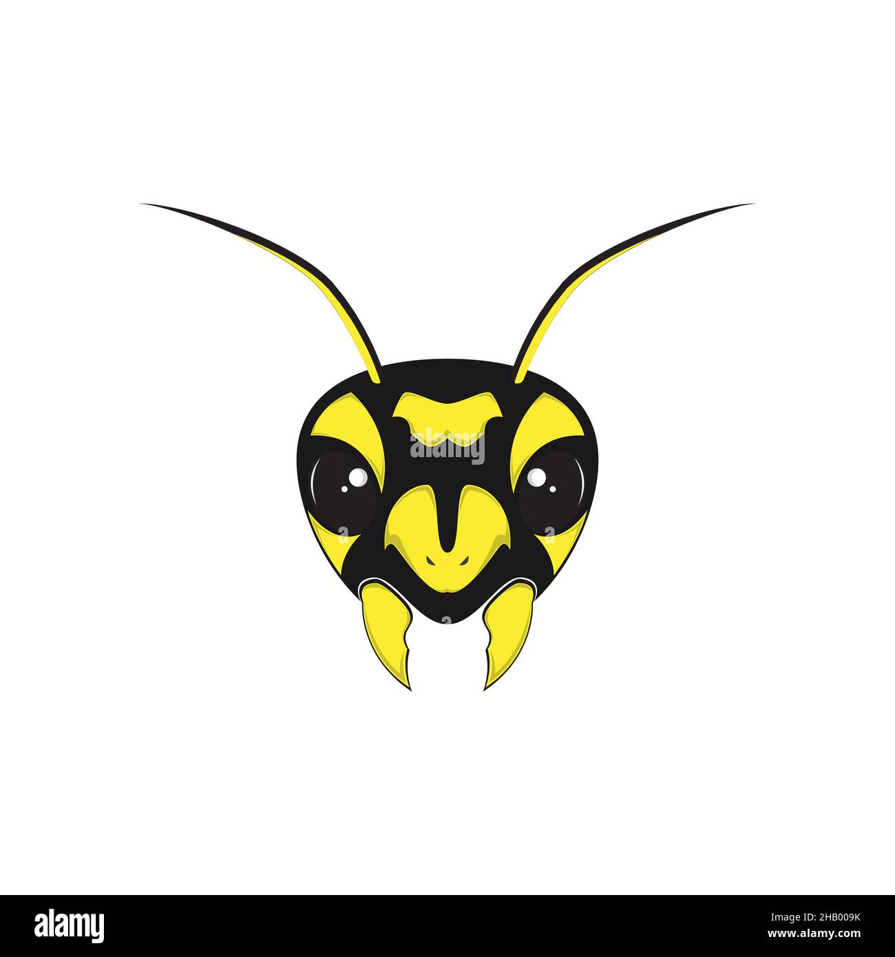 Bee sting face Stock Vector Images - Alamy