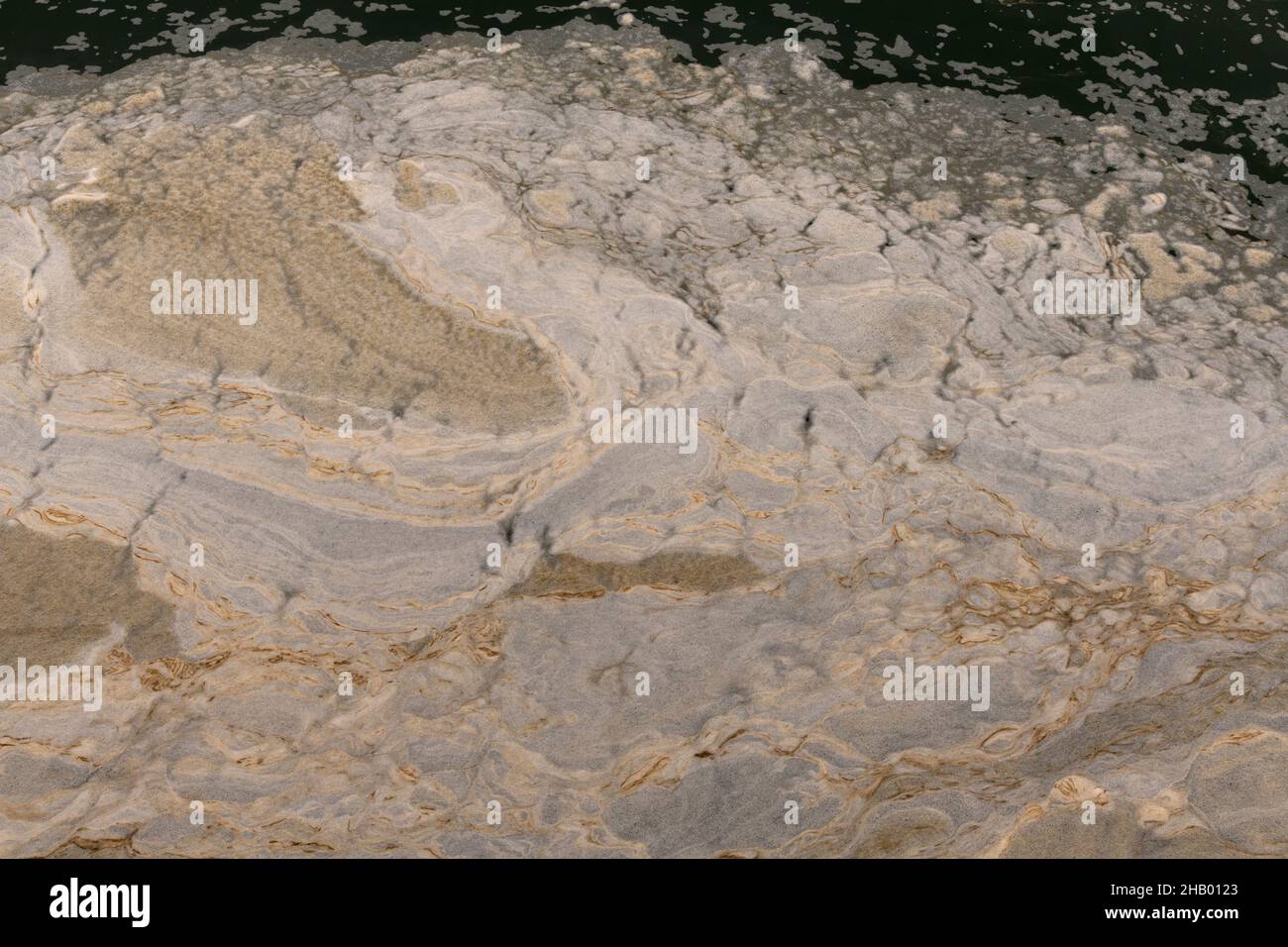 Detergent pollution, Larne, Northern Ireland, UK Stock Photo - Alamy