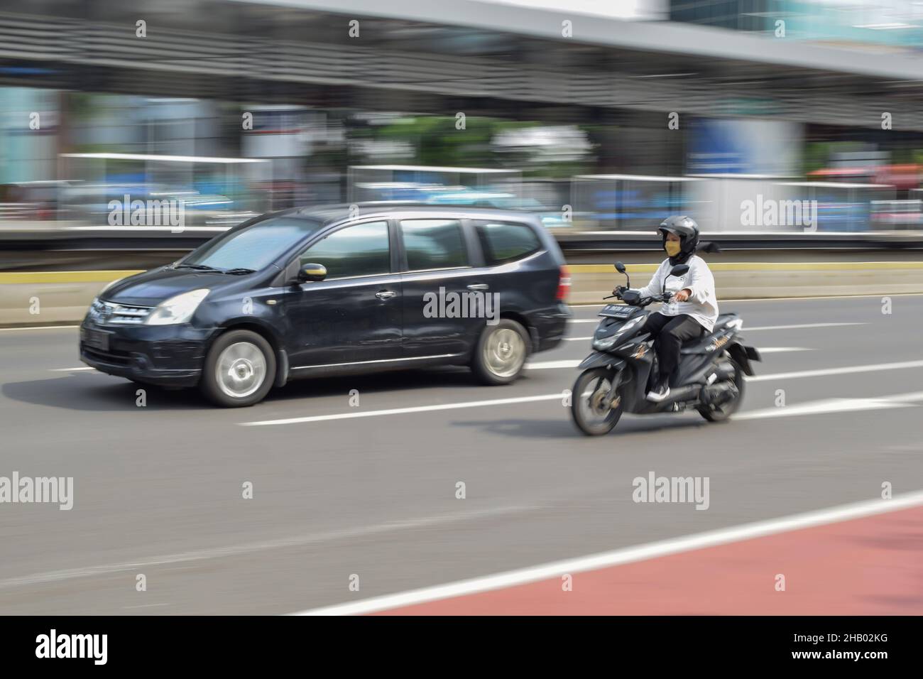 Motorcycle panorama hi-res stock photography and images - Alamy