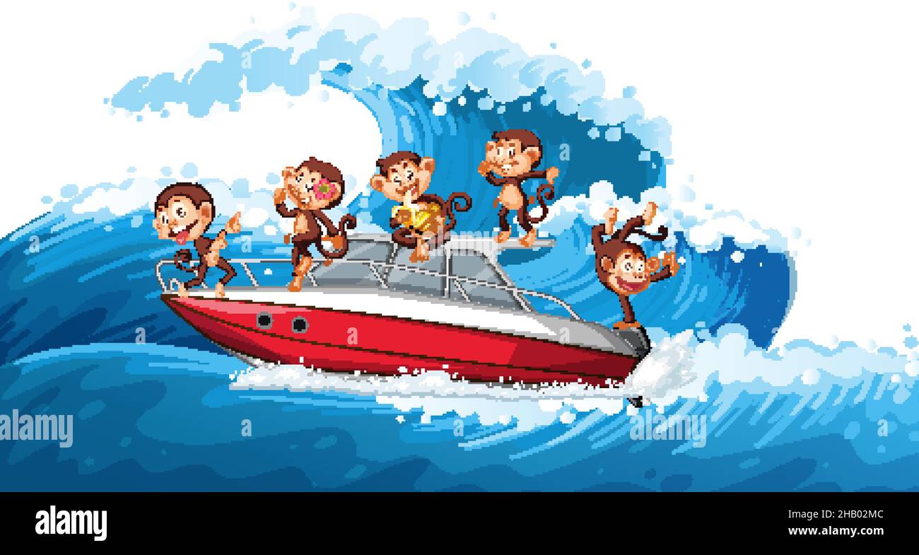 Gorilla float Stock Vector Images - Alamy