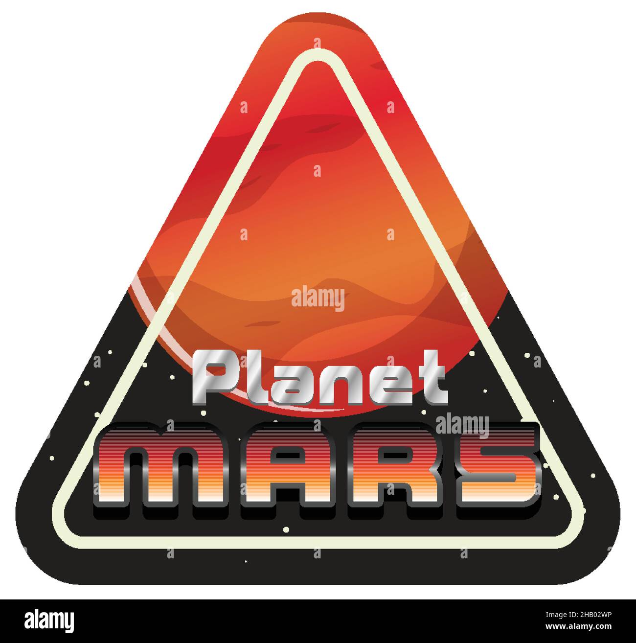 Planet Mars word logo design illustration Stock Vector Image & Art - Alamy