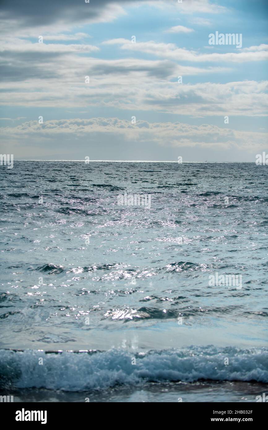 Sea abstract or rippled water texture background. Calm water surface ...