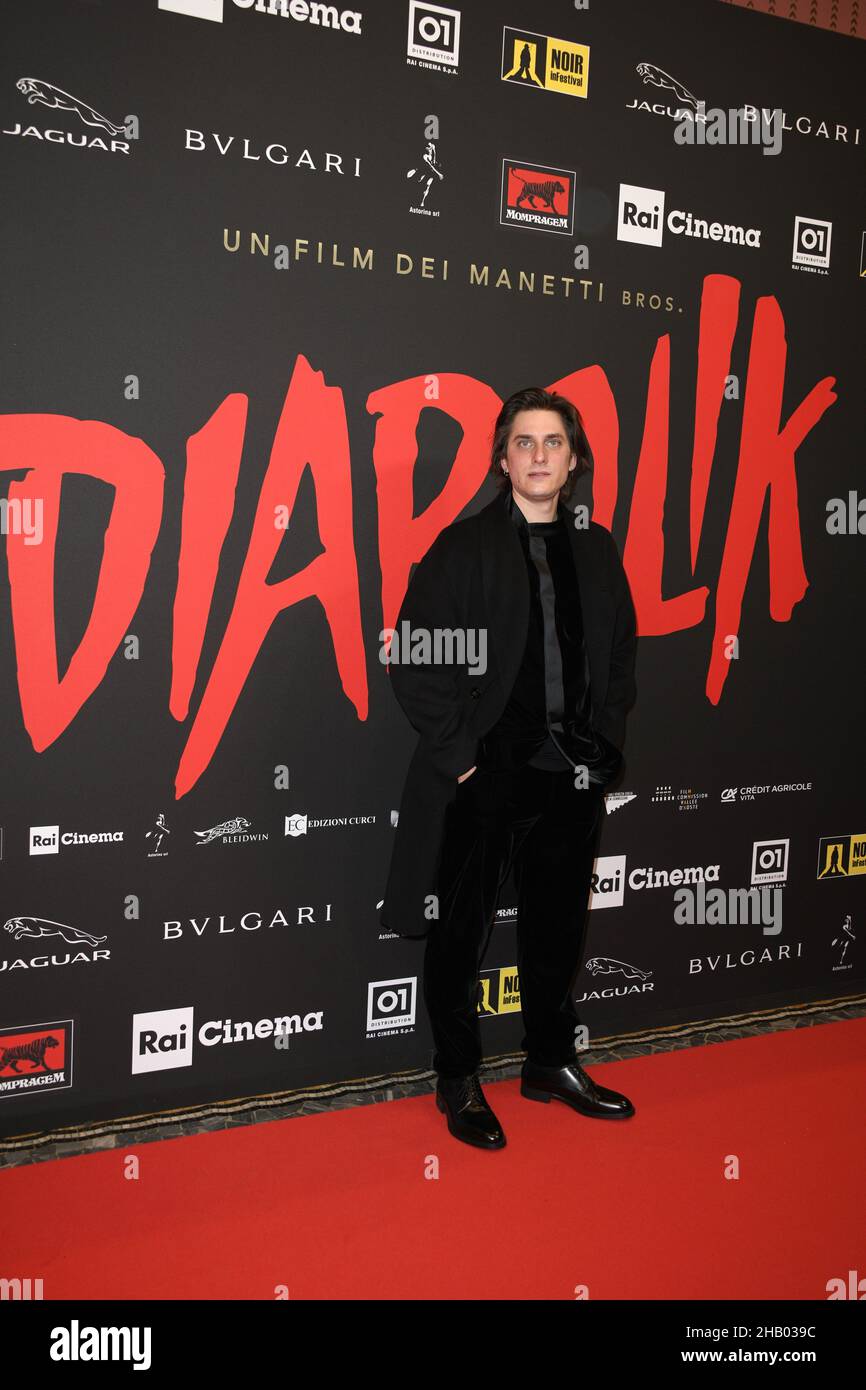Milan, Italy. 10th Dec, 2021. Milan - Diabolik Film Preview, The Space ...