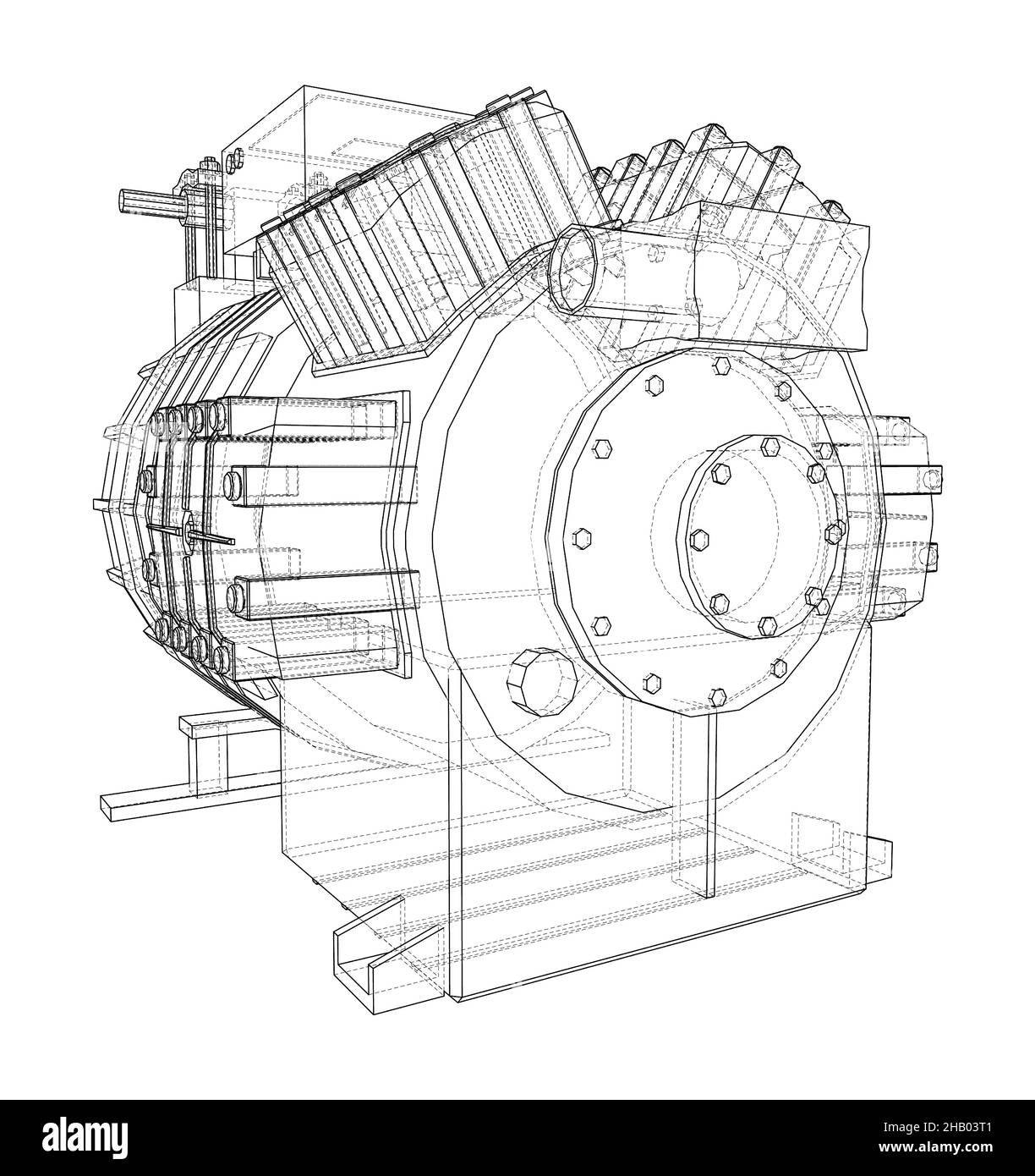 Air conditioning compressor Stock Photo - Alamy