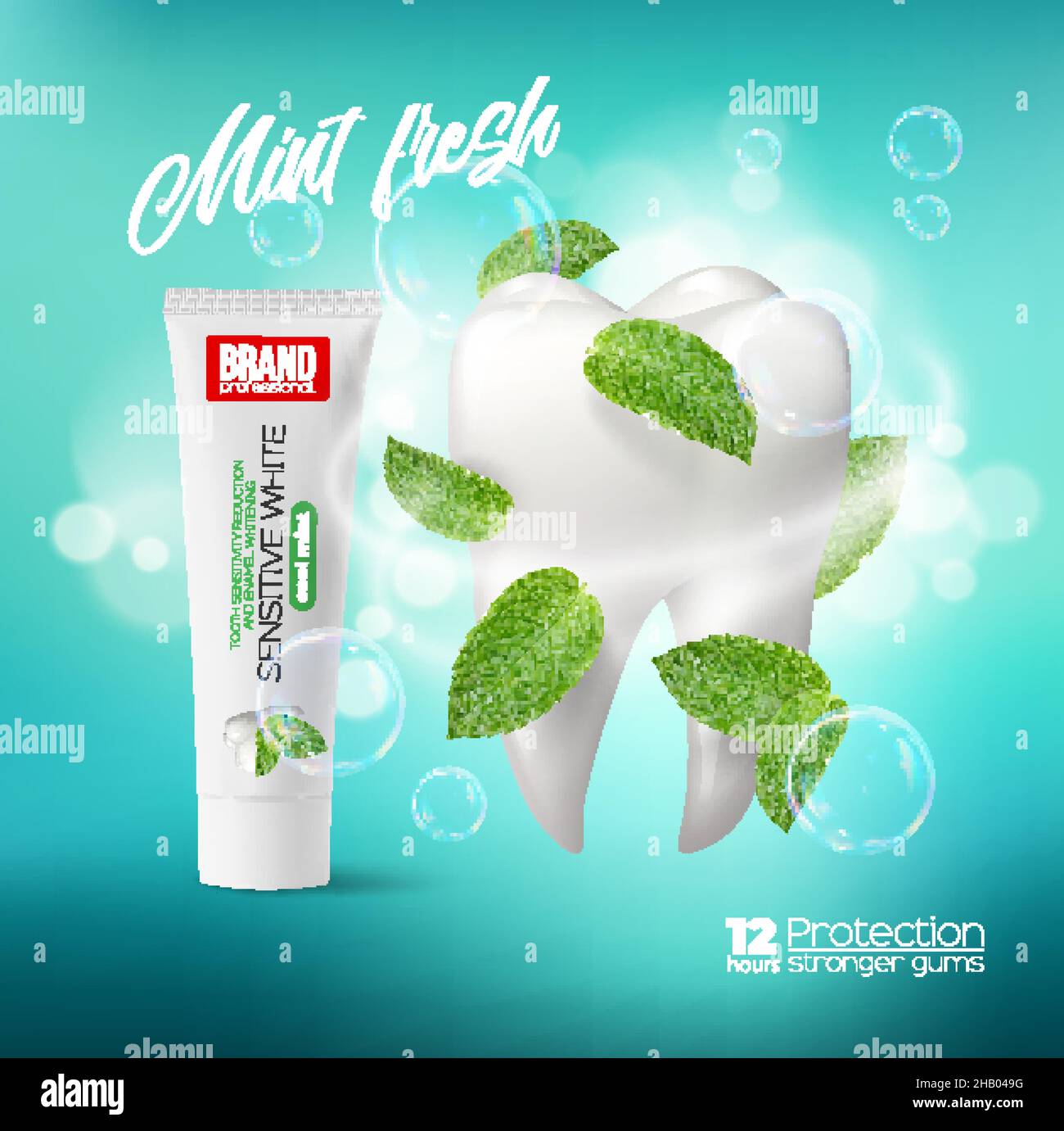 Toothpaste advert Stock Vector Images - Alamy