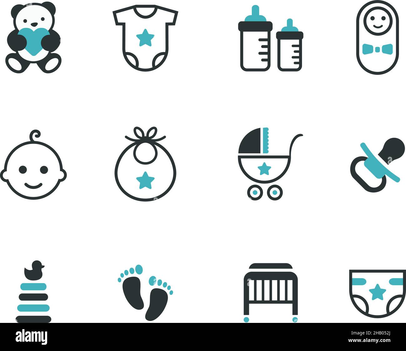 Icon baby steps Cut Out Stock Images & Pictures - Alamy