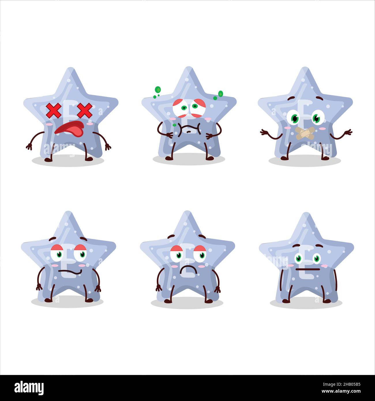 Gummy star vector vectors hi-res stock photography and images - Alamy