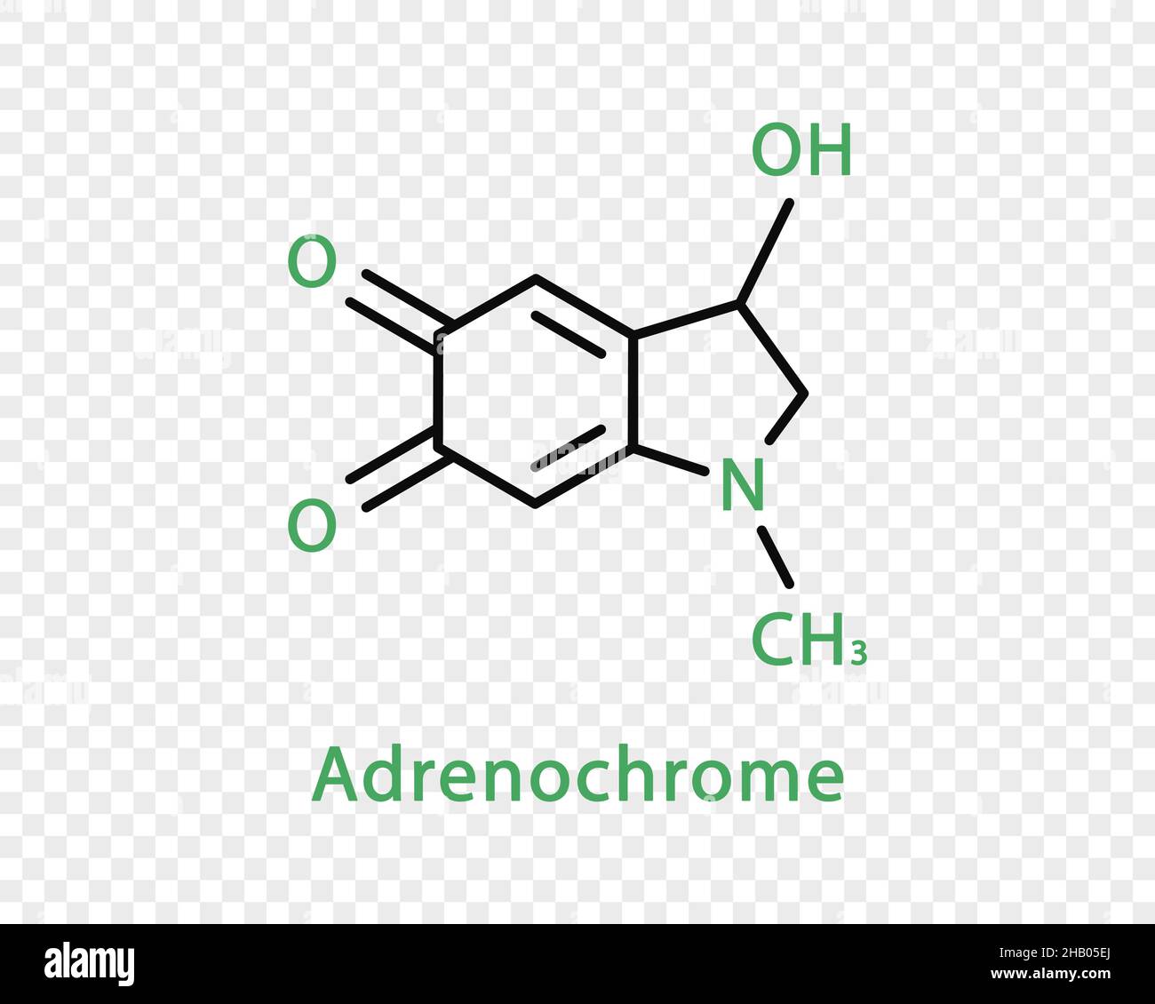 Adrenochrome chemical formula. Adrenochrome structural chemical formula ...