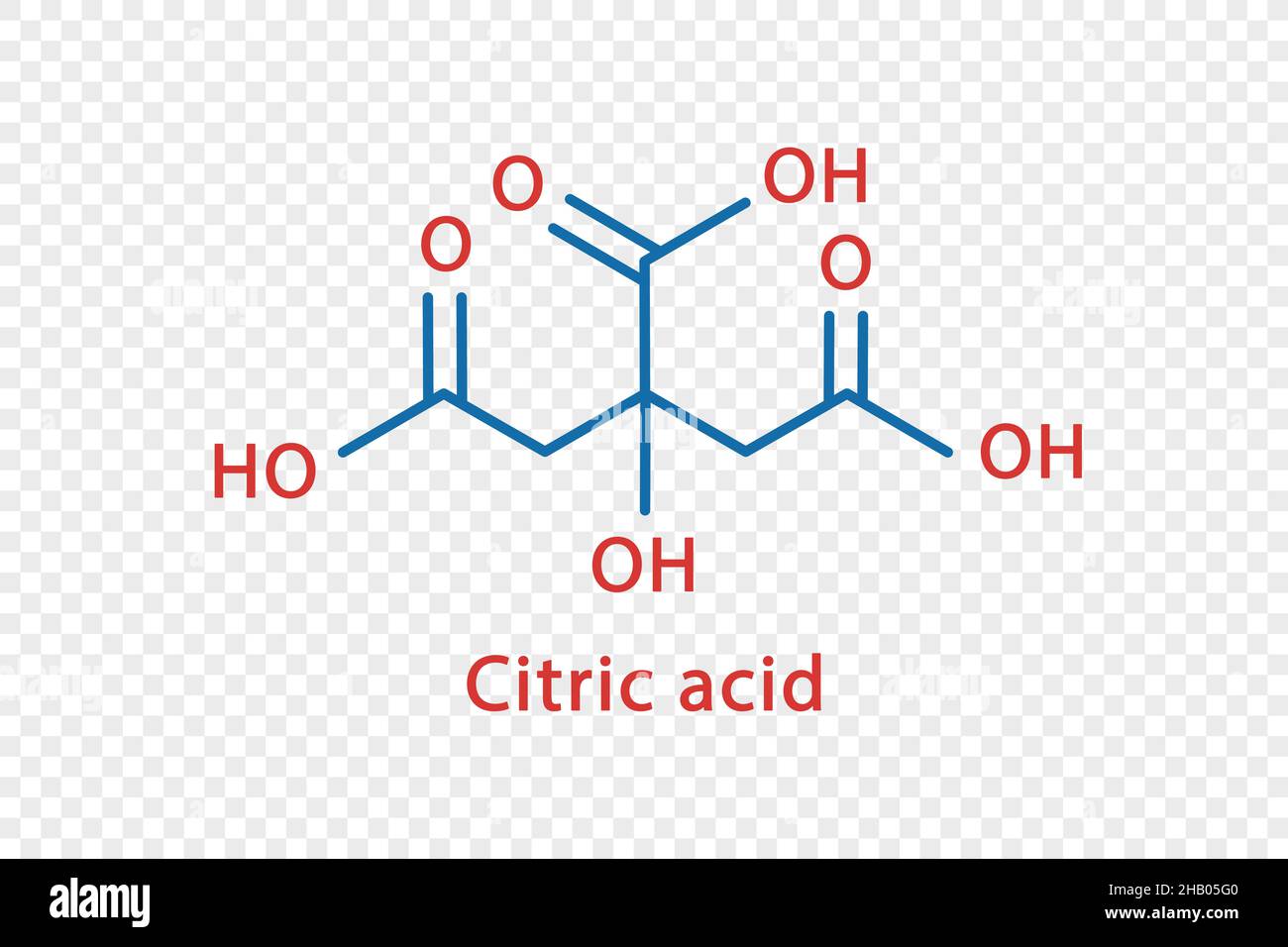 Citric acid chemical formula. Citric acid structural chemical formula ...