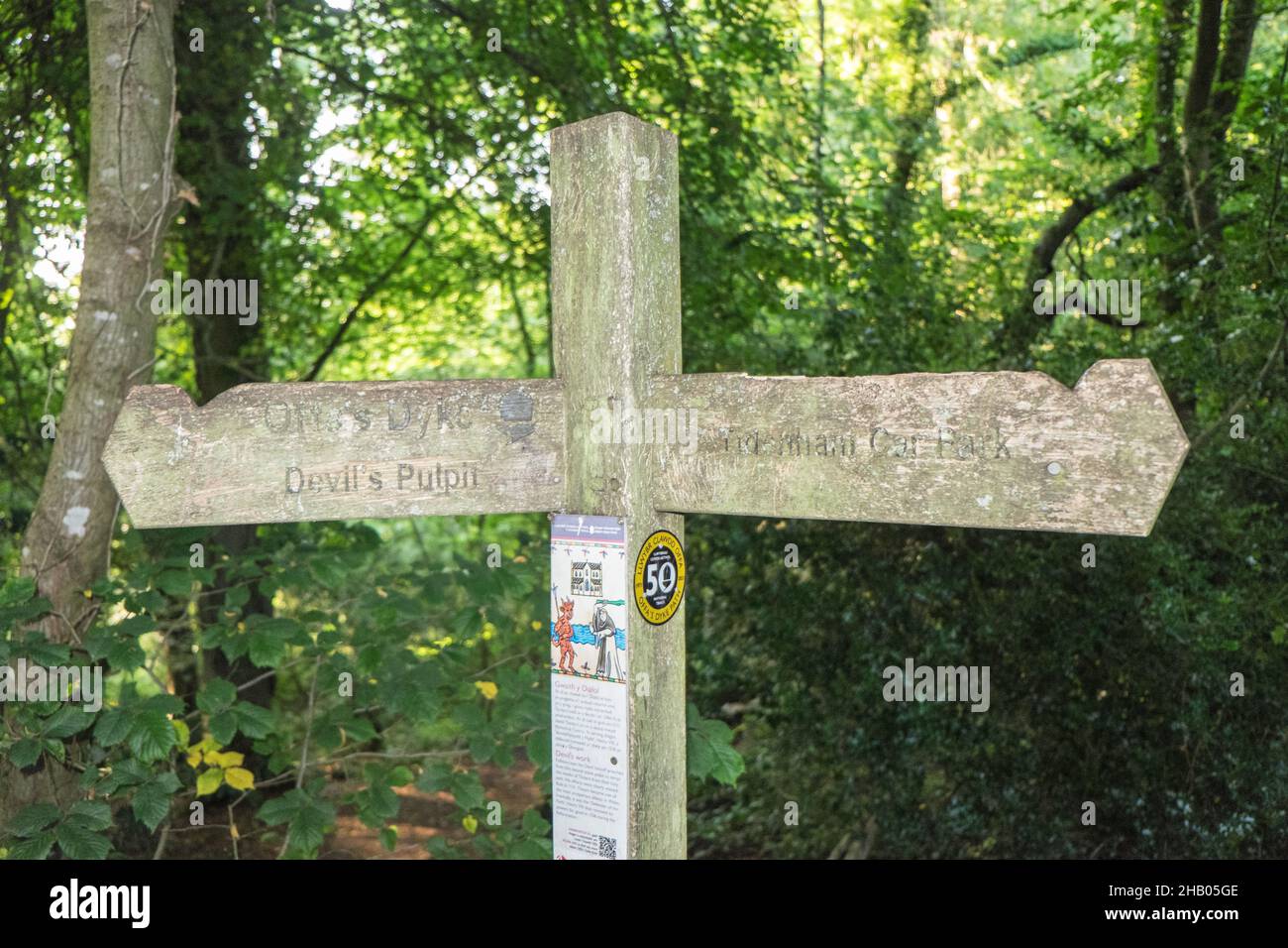 Hiking,hiker,walker,walking,footpath,trail,Offa's Dyke Path,on,public ...