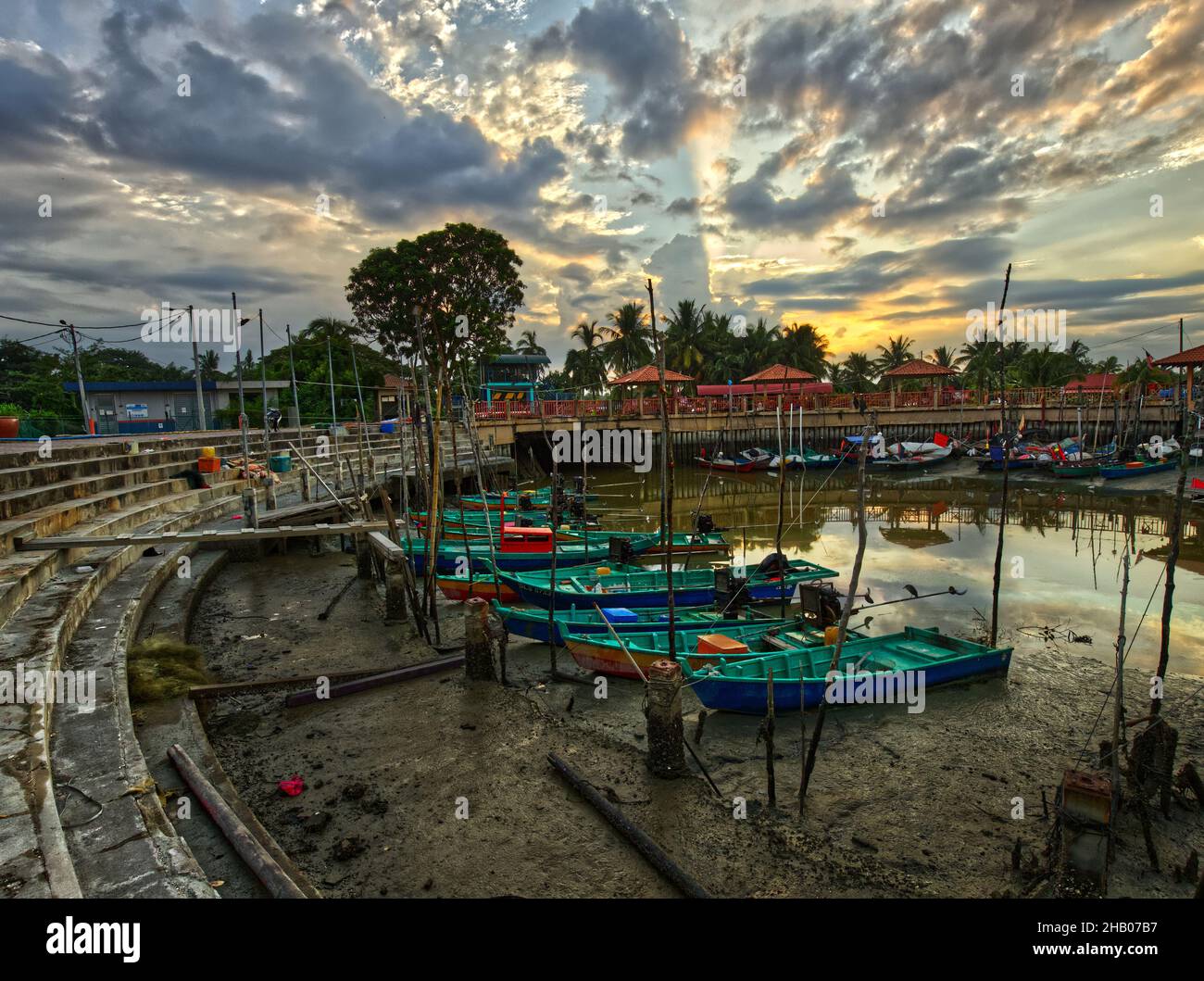 Kuala Selangor Fish Village Stock Photo - Alamy