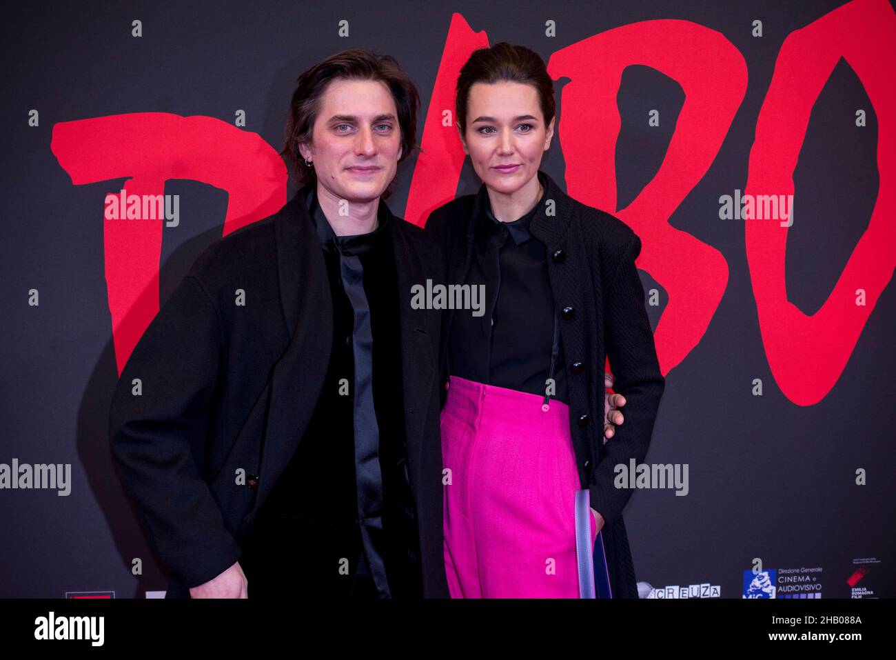 The cast and guests attends the premiere of the movie "Diabolik" at ...