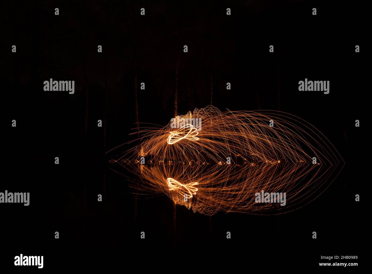 Abstract freeze light - insubstantial nature background Stock Photo - Alamy
