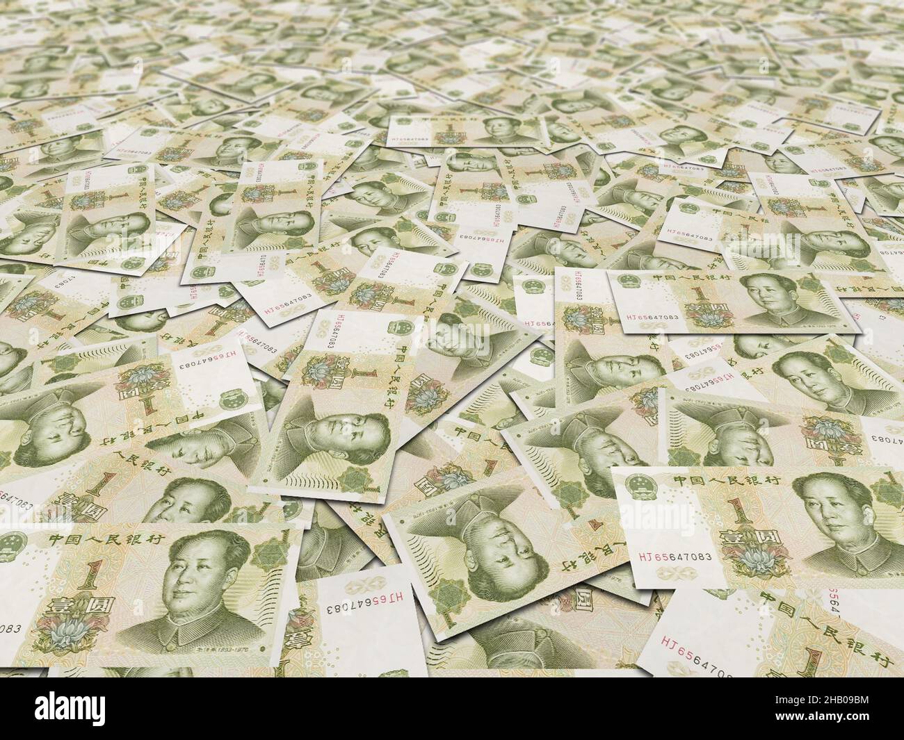 3d stack chinese yuan hi-res stock photography and images - Alamy