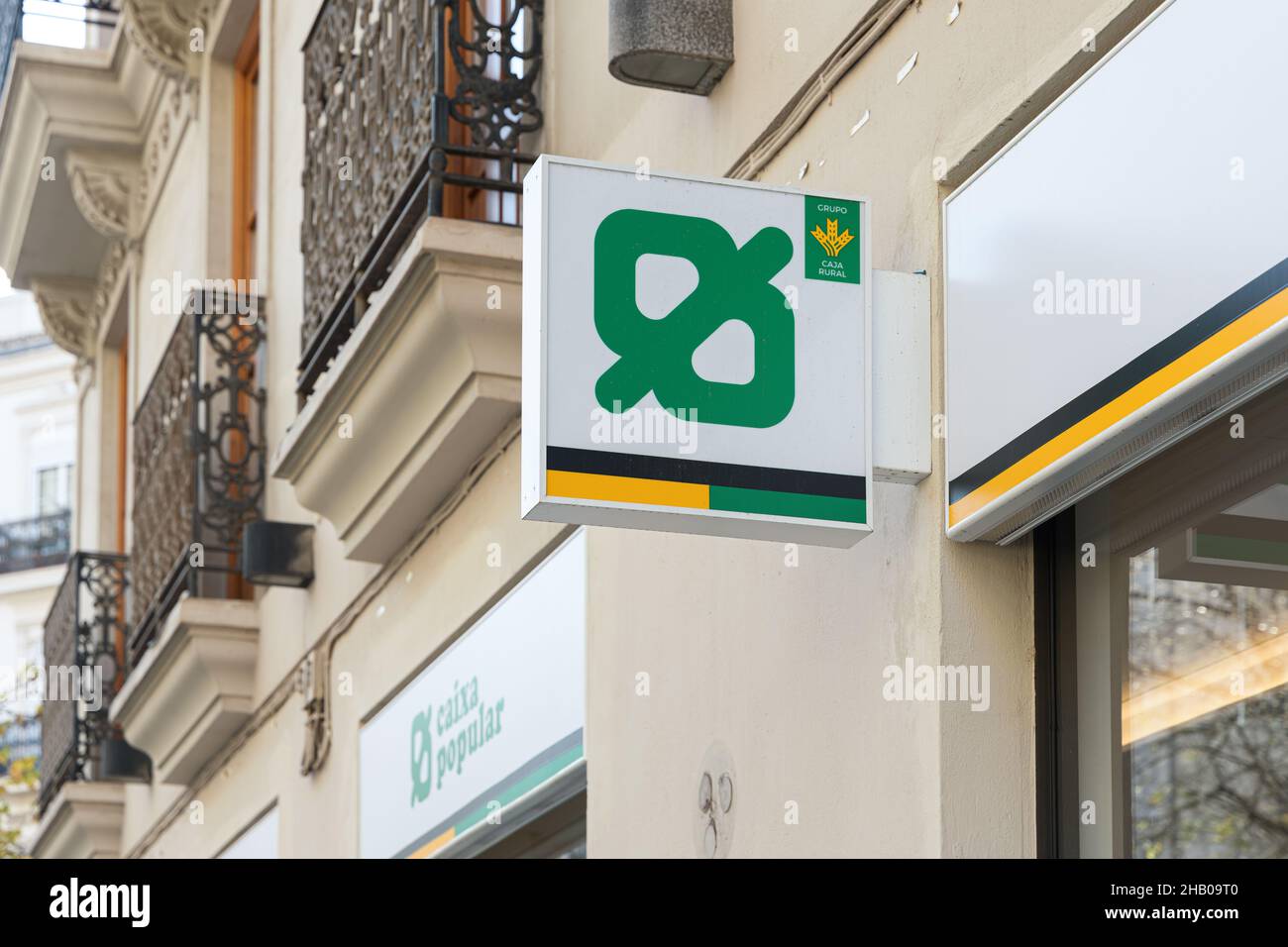 Caixa bank logo hi-res stock photography and images - Alamy