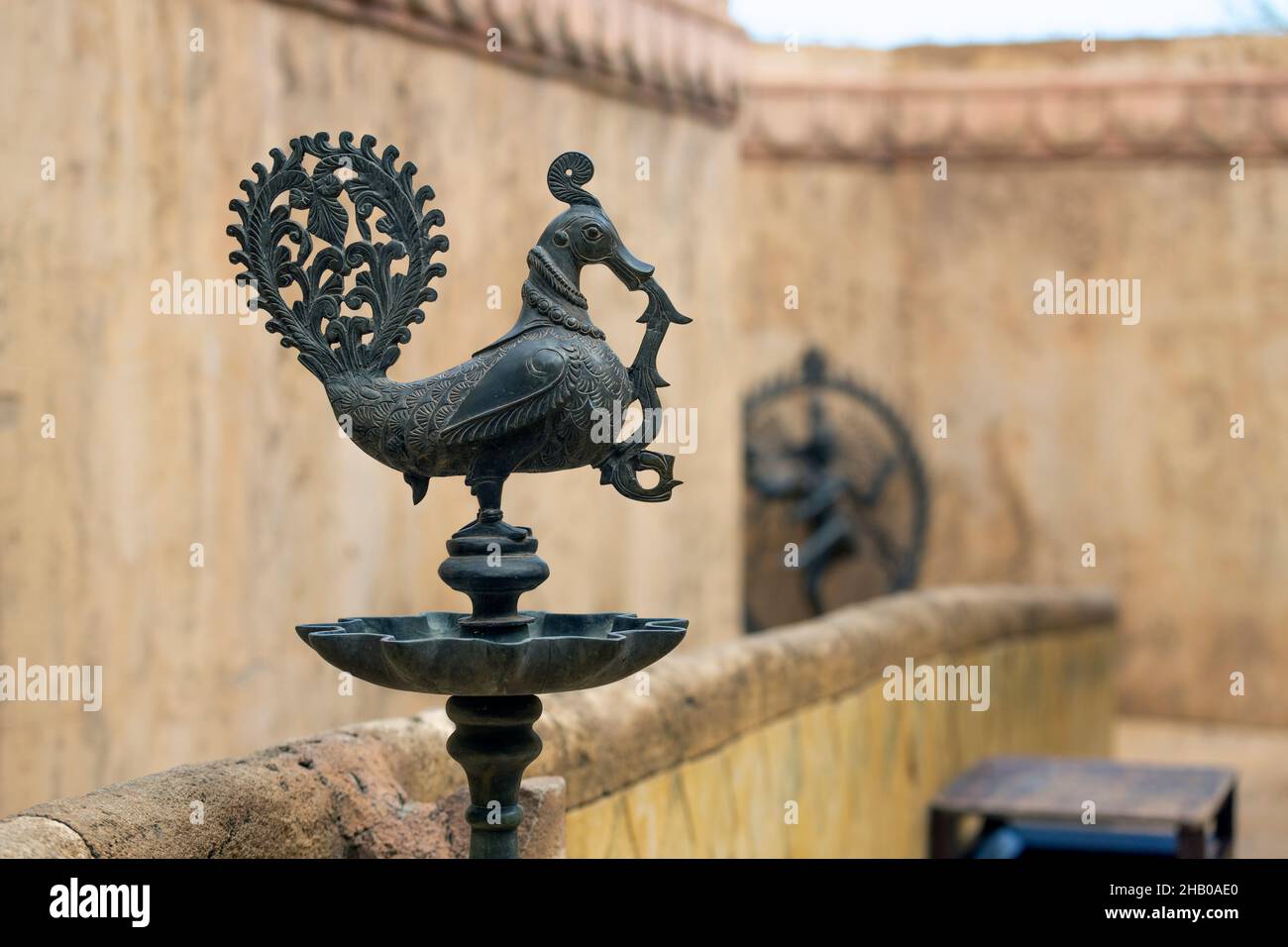 traditional Indian samai or samayee, a typical form of diya usually ...