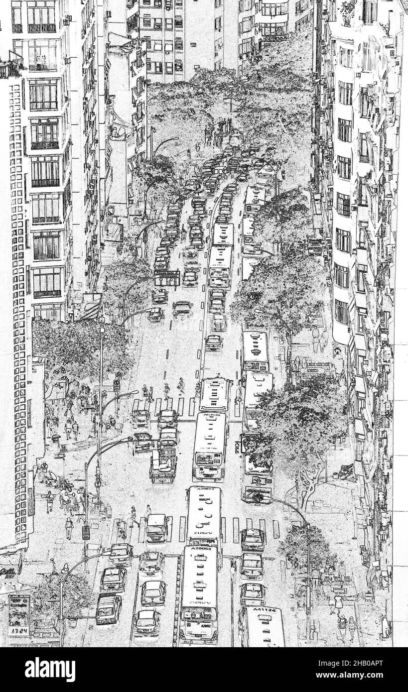 street scene Copacabana Rio de Janeiro Brazil Stock Photo - Alamy