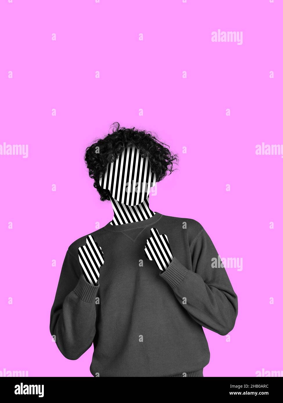 Face artwork collage divers* hi-res stock photography and images - Alamy