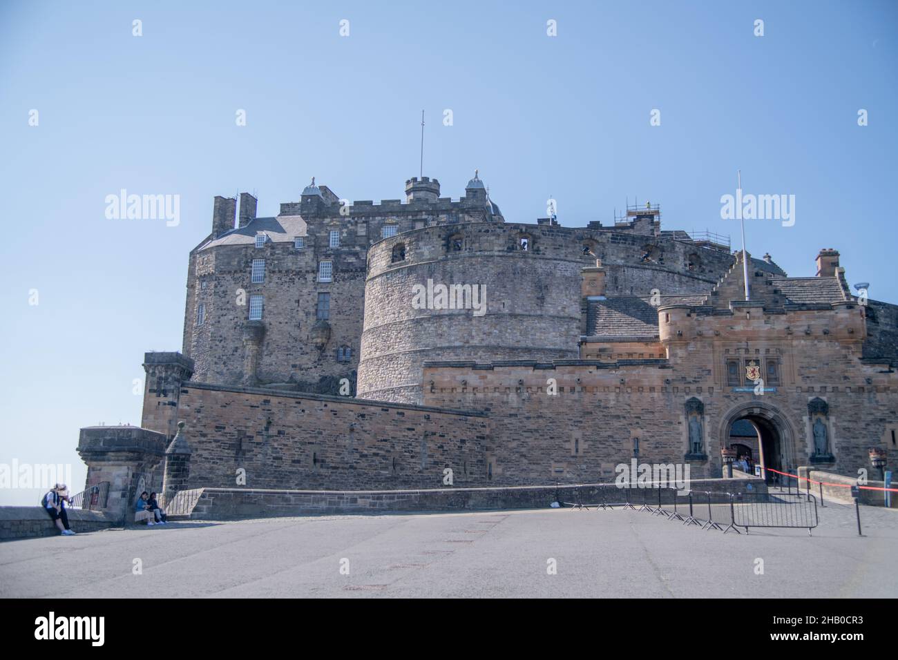 Edinburgh Castle in Edinburgh, UK Stock Photo - Alamy