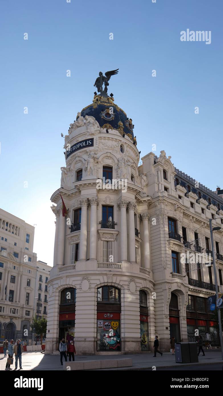 The Metropolis Building or Edificio Metrópolis, a French, Beaux-Arts ...